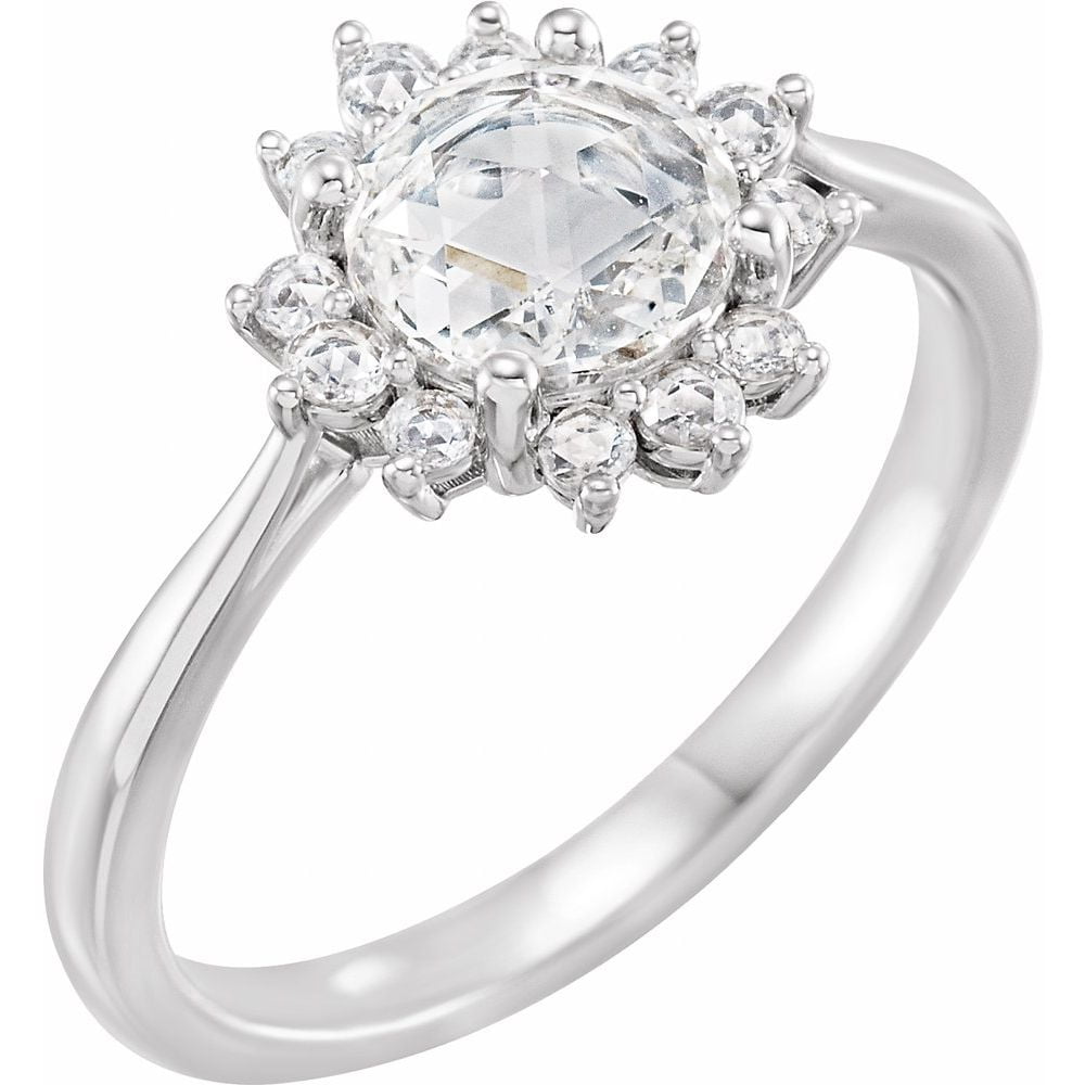 Continuum Sterling Silver Matching Bridal Wedding Engagement Band Ring ...