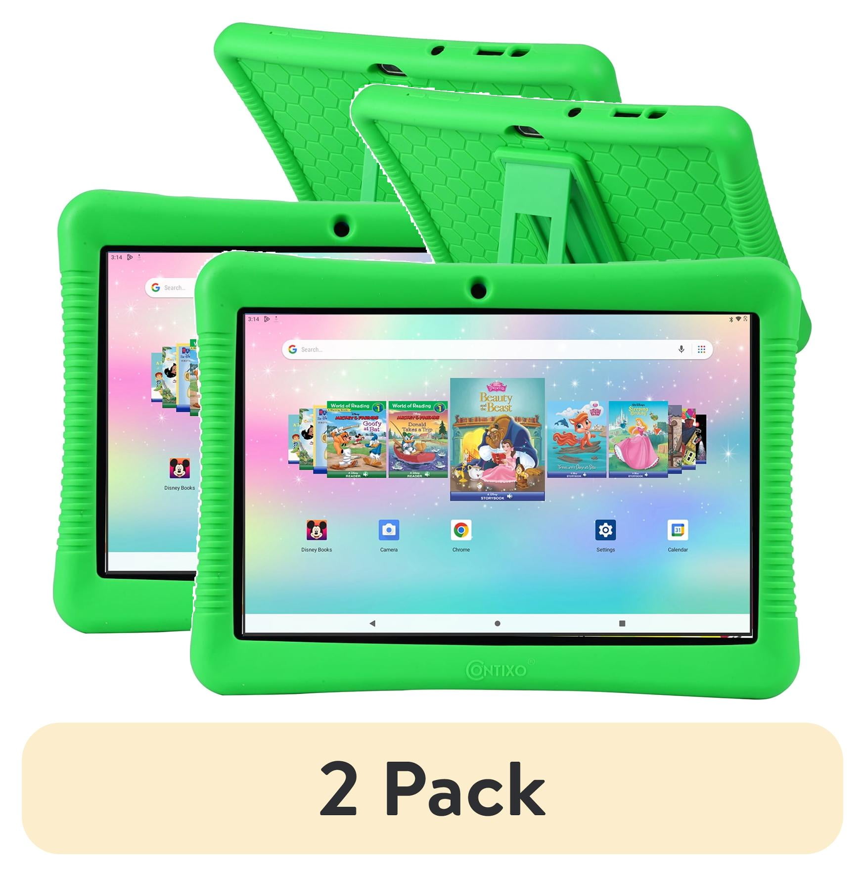 (2 pack) Contixo 10" Kids Tablet & Smart Watch Bundle, 80+ Disney ...