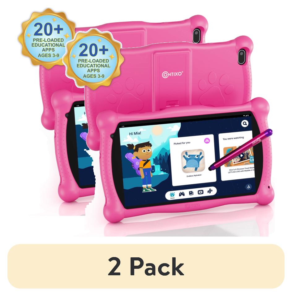 (2 pack) Contixo 7" Kids Tablet, Contixo Academy (20+ Preloaded ...