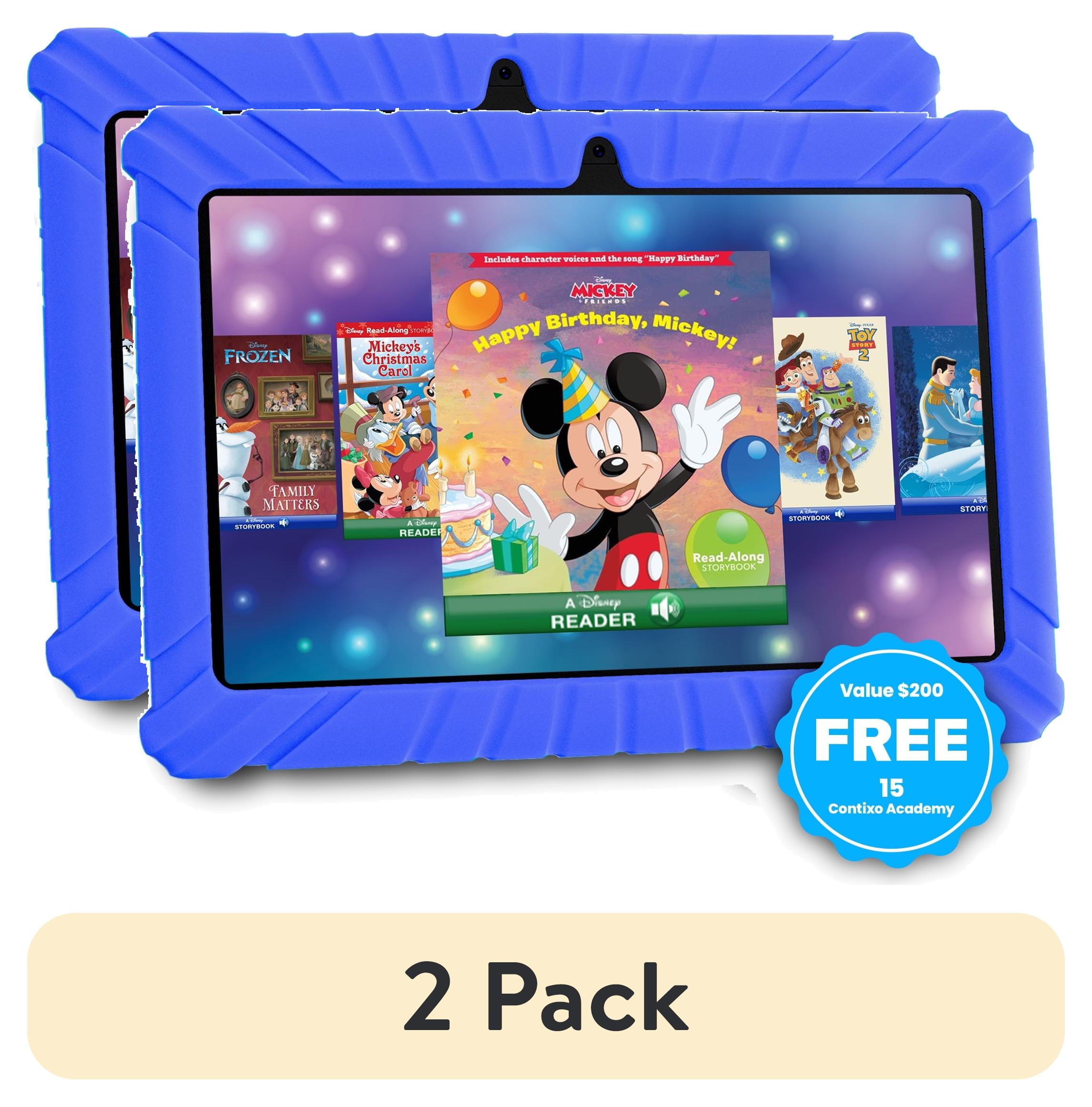 (2 pack) Contixo 7" Kids Tablet, 2024 Model, STEM Learning, Educational ...