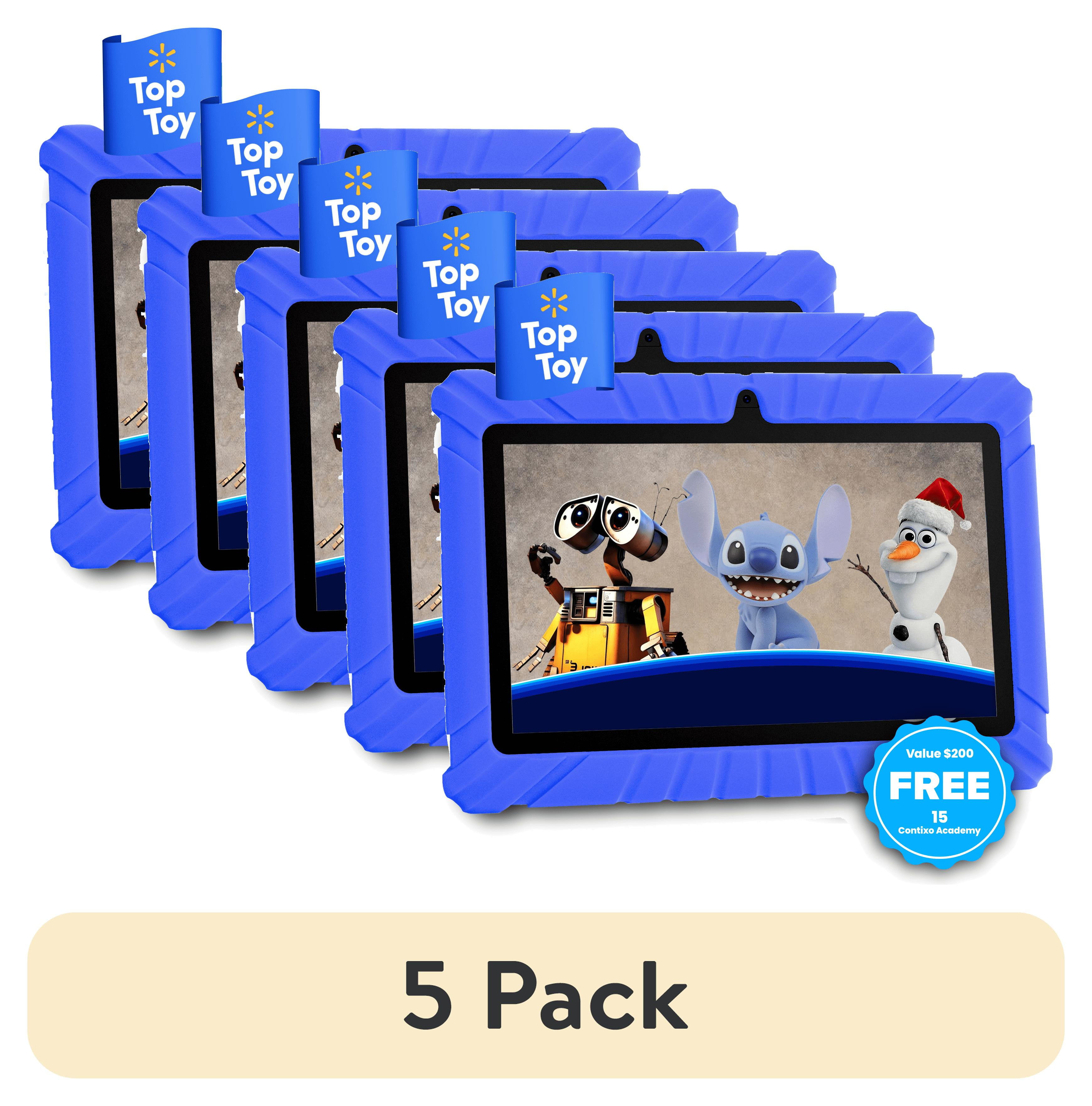 (5 pack) Contixo 7" Kids Tablet, 2024 Model, STEM Learning, Educational ...