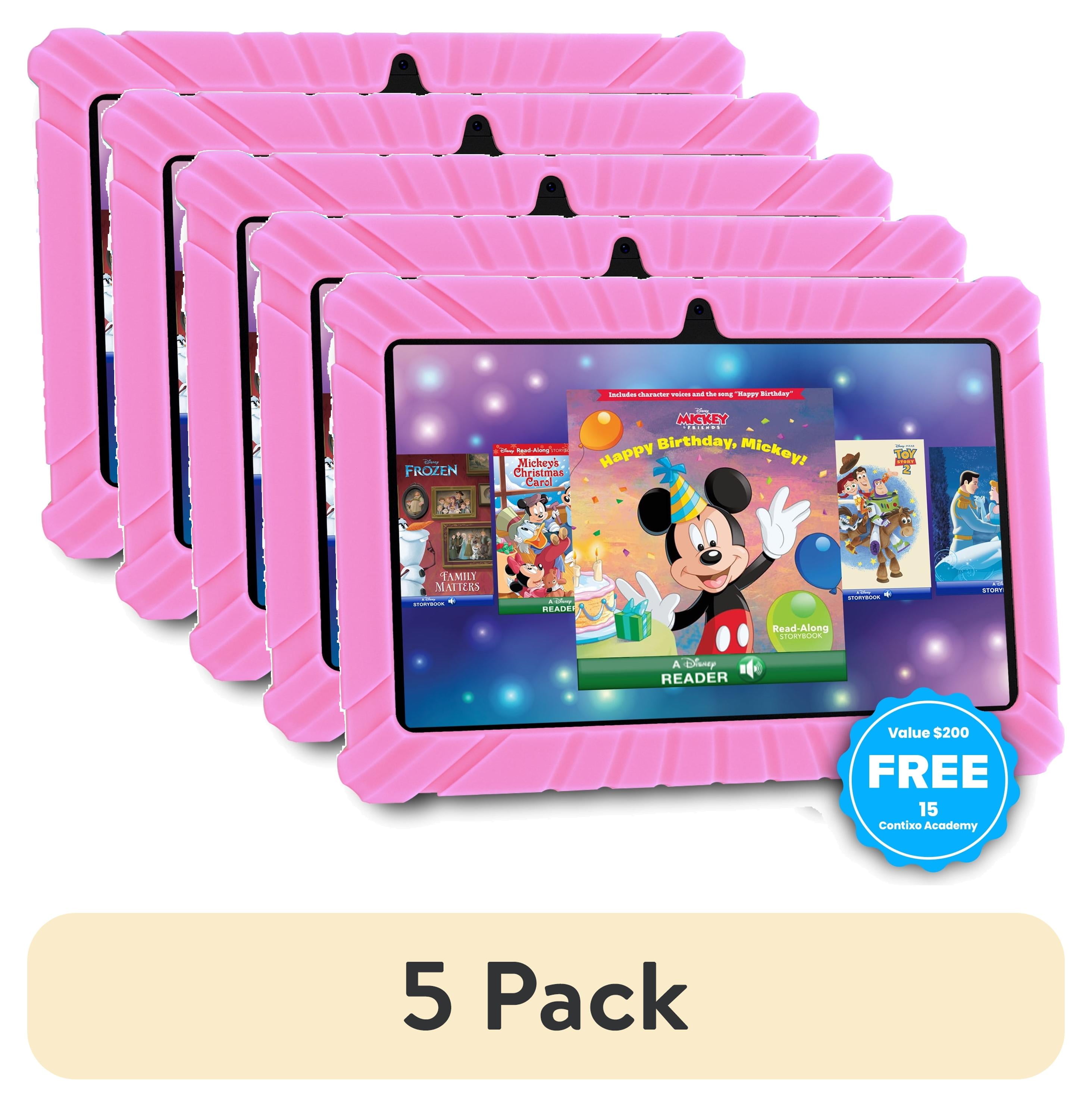 (5 pack) Contixo 7" Kids Tablet, 2025 Model, STEM Learning, Educational ...
