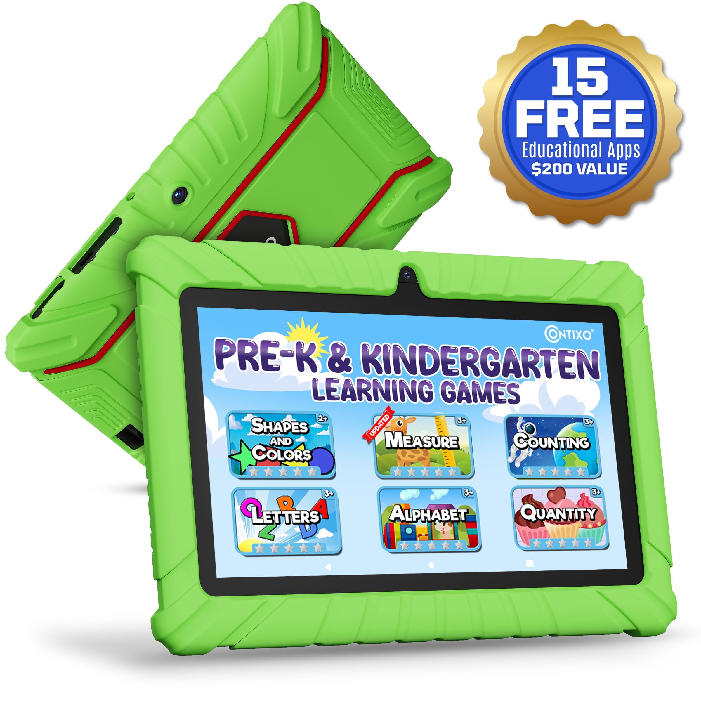 Contixo 7" Kids Tablet, 2025 Model, STEM Learning, Educational Tablet ...