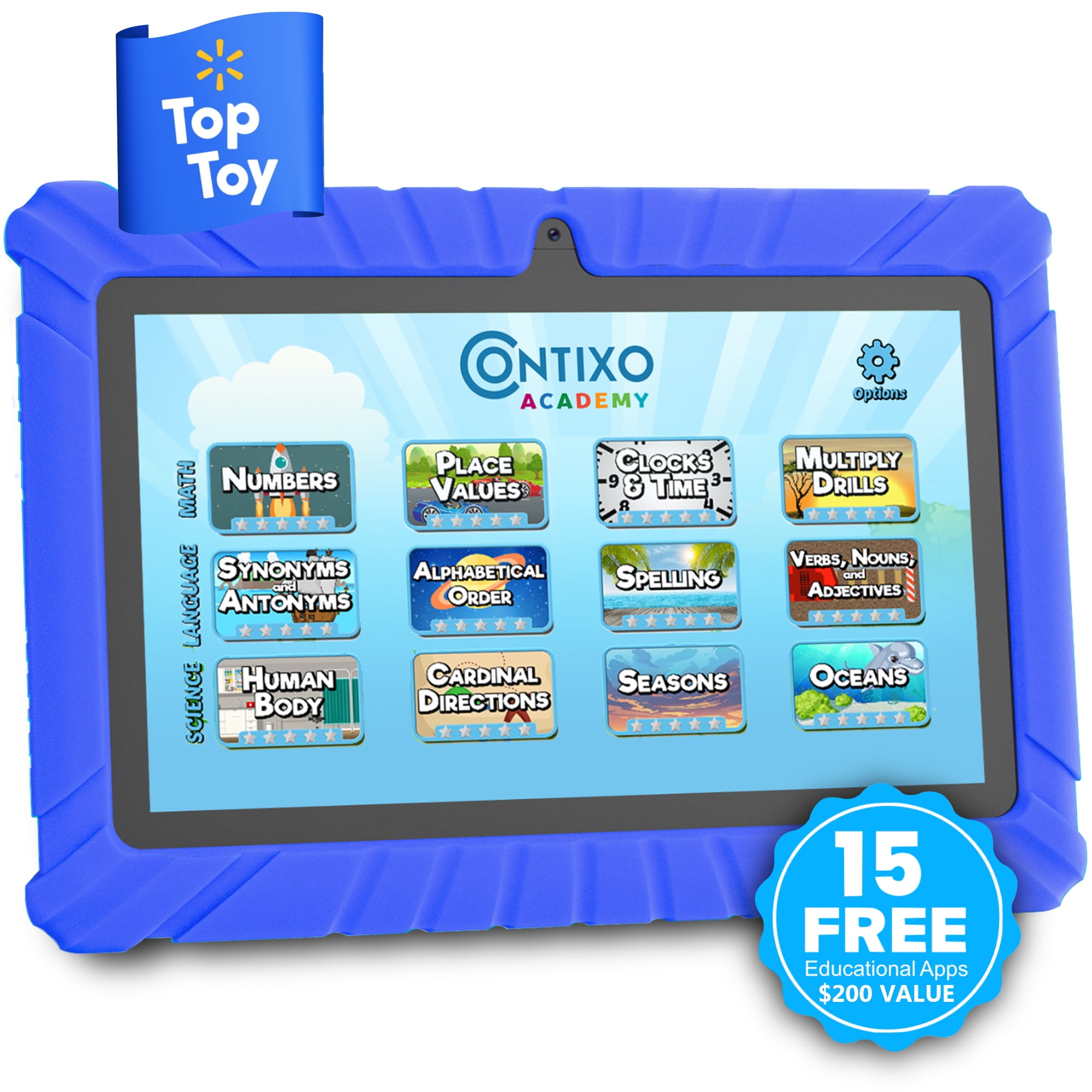 Contixo 7" Kids Tablet, 2024 Model, STEM Learning, Educational Tablet ...