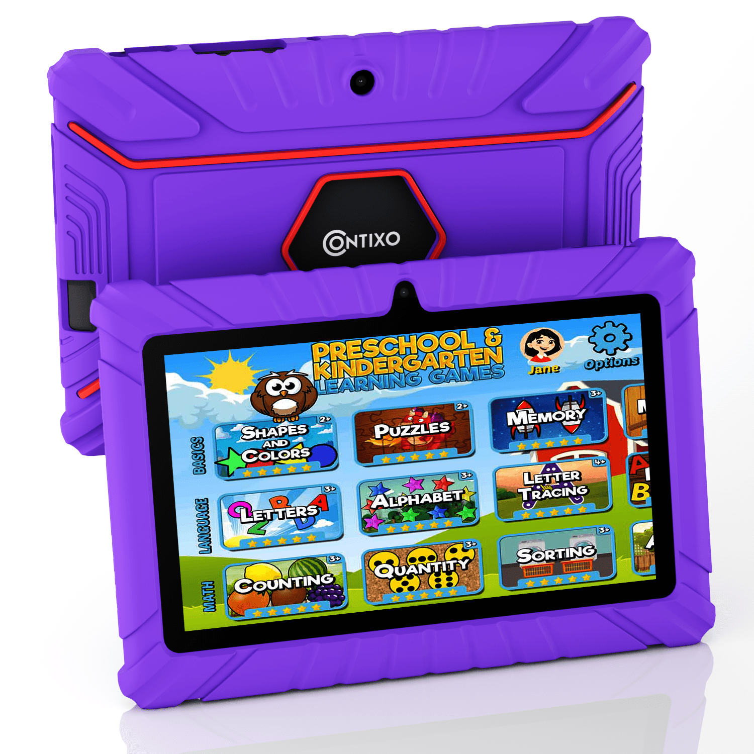 Contixo Tablets for Kindergarten Interactive Learning - Walmart ...