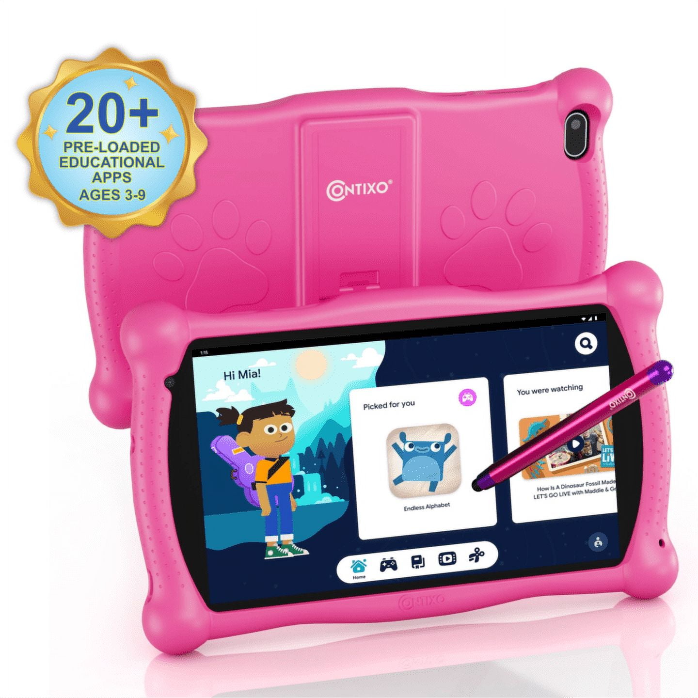 Contixo 7 Kids Tablet for Preschool Interactive Learning - Walmart ...