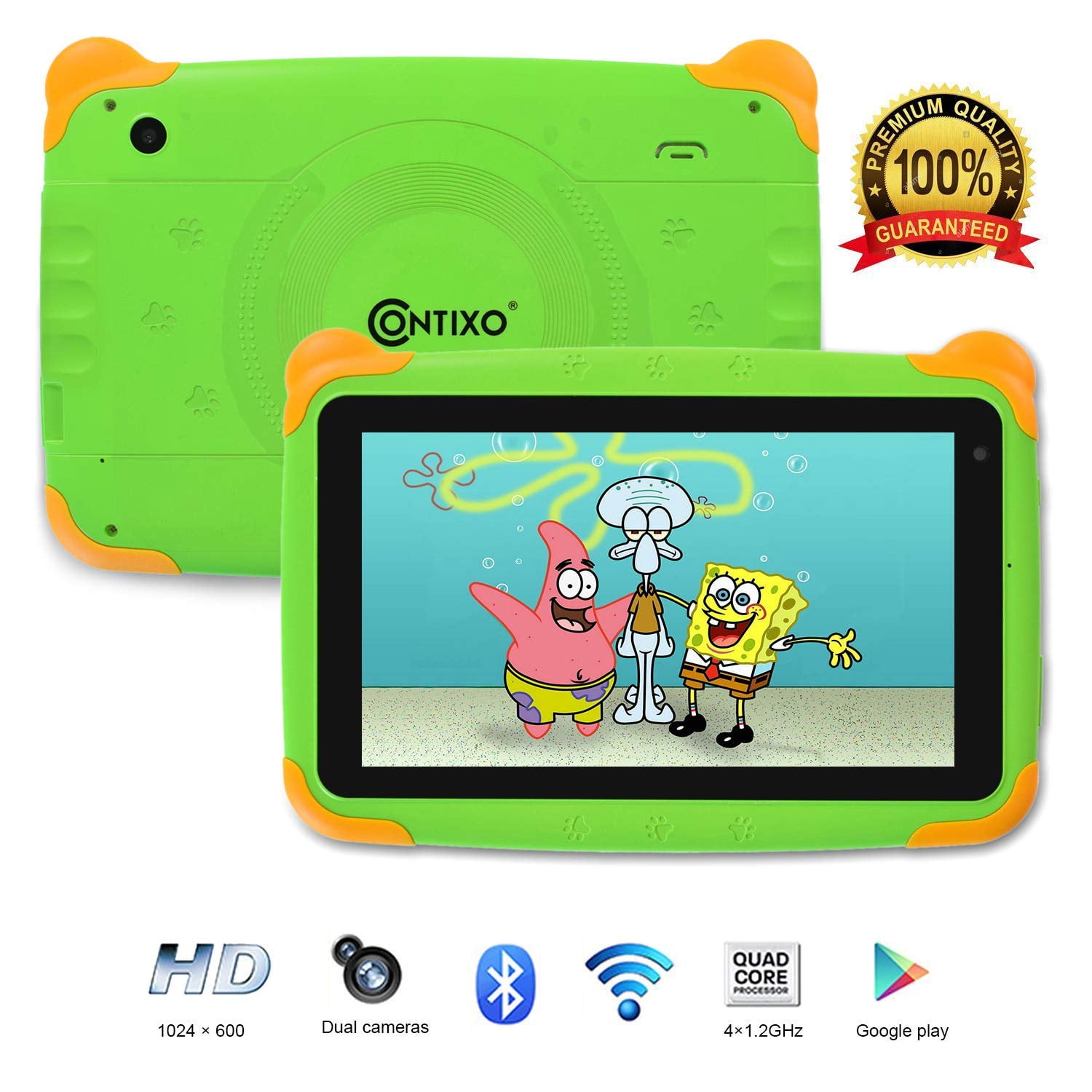 Contixo 7" Kids Tablet K4 | Android 6.0 Bluetooth WiFi Camera for ...