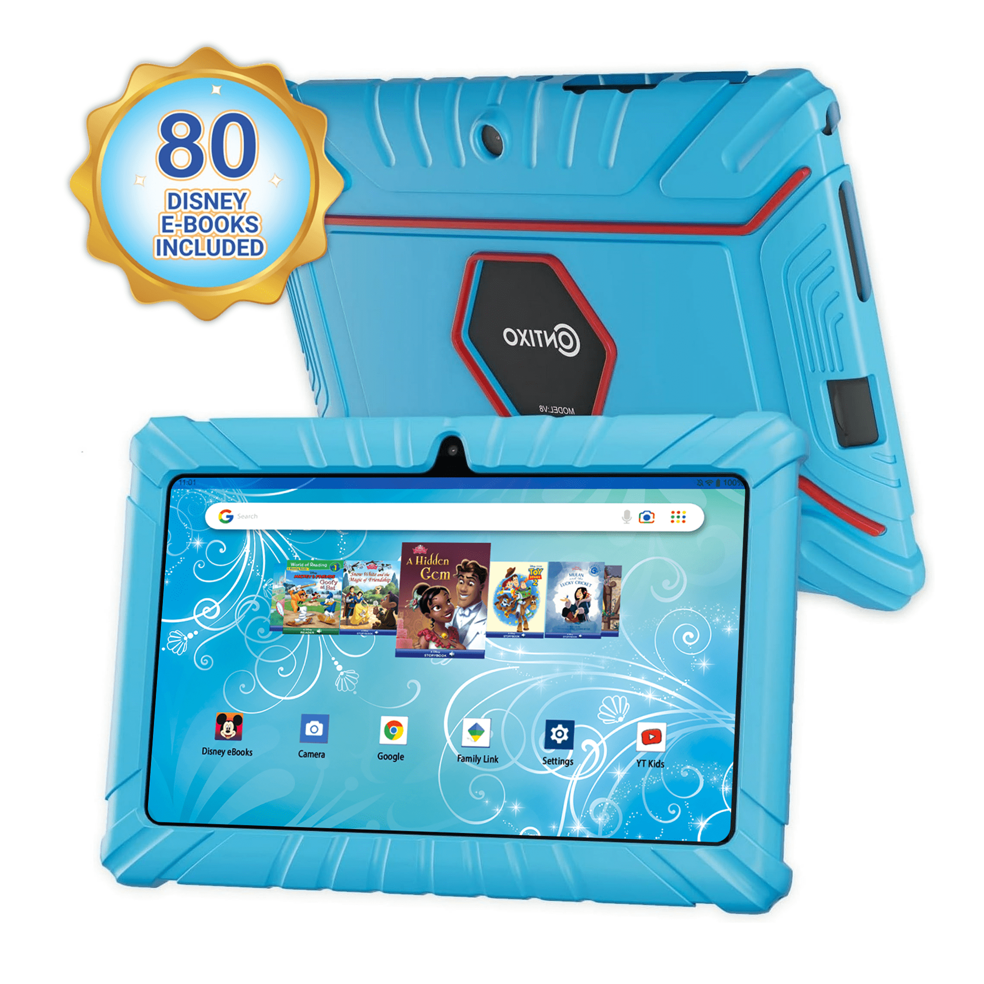 Contixo Disney 7" Kids Tablet 16GB (2023), Kid-Proof Case, 50 ...