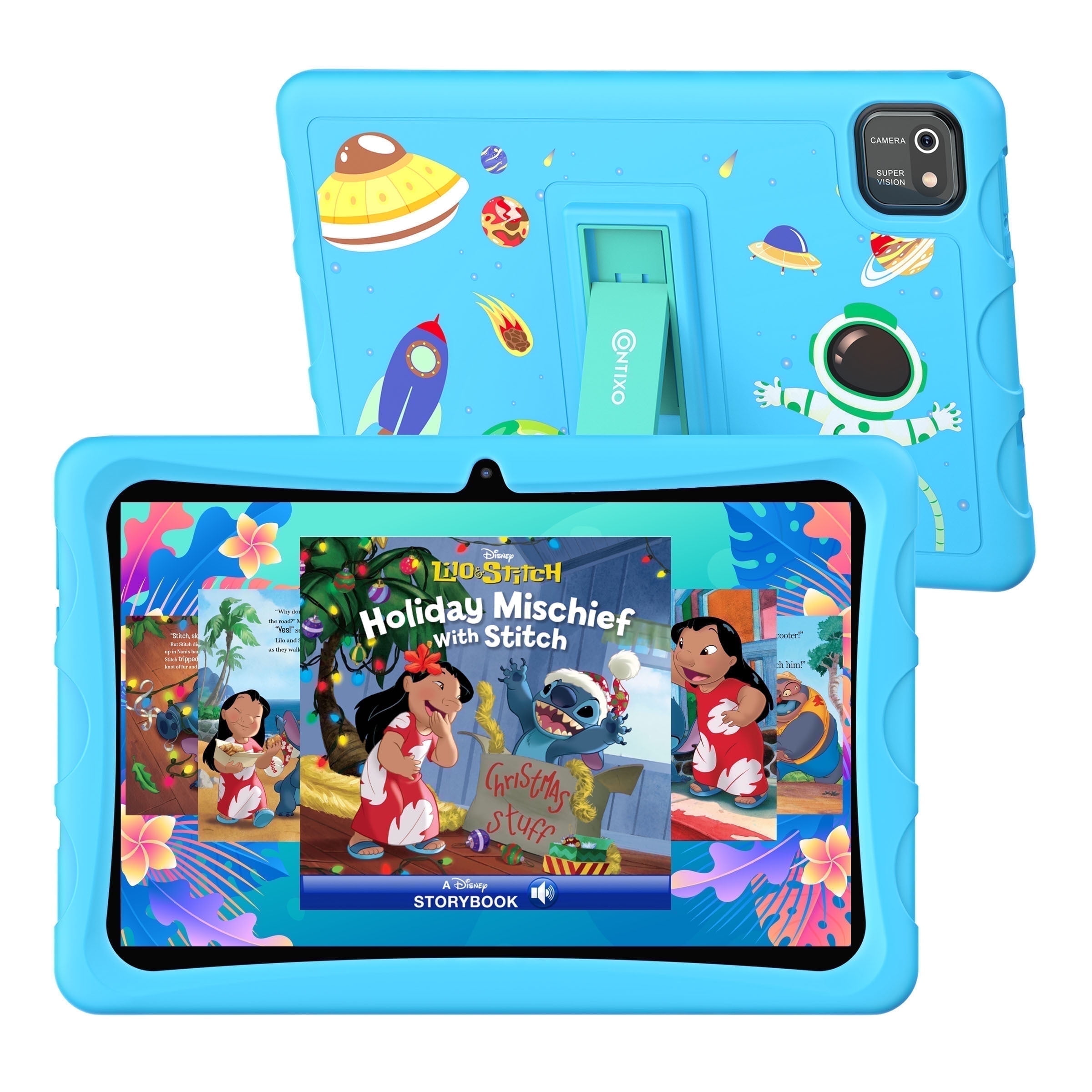 Contixo K103 10" Kids Tablet 2025 Edition, 8-Core 2.0GHz, 3GB RAM, 32GB ...