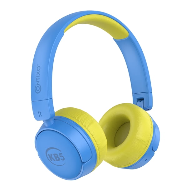 Contixo Kids Safe 85dB Foldable Wireless Bluetooth Headphones with ...