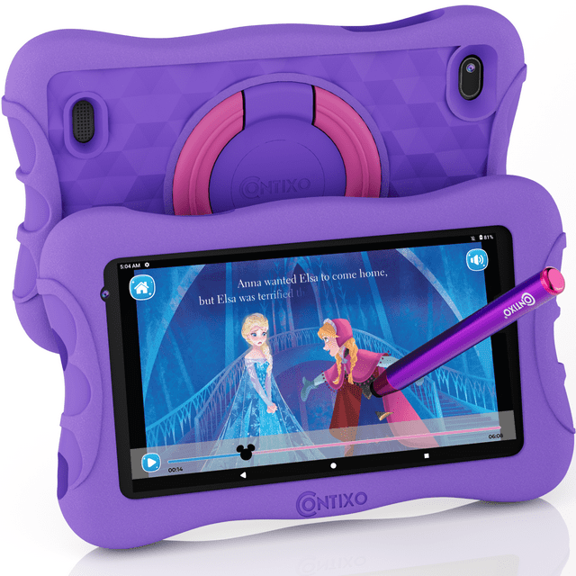 Contixo Kids Tablet with Educator Approved Apps, 7-inch HD Display for ...