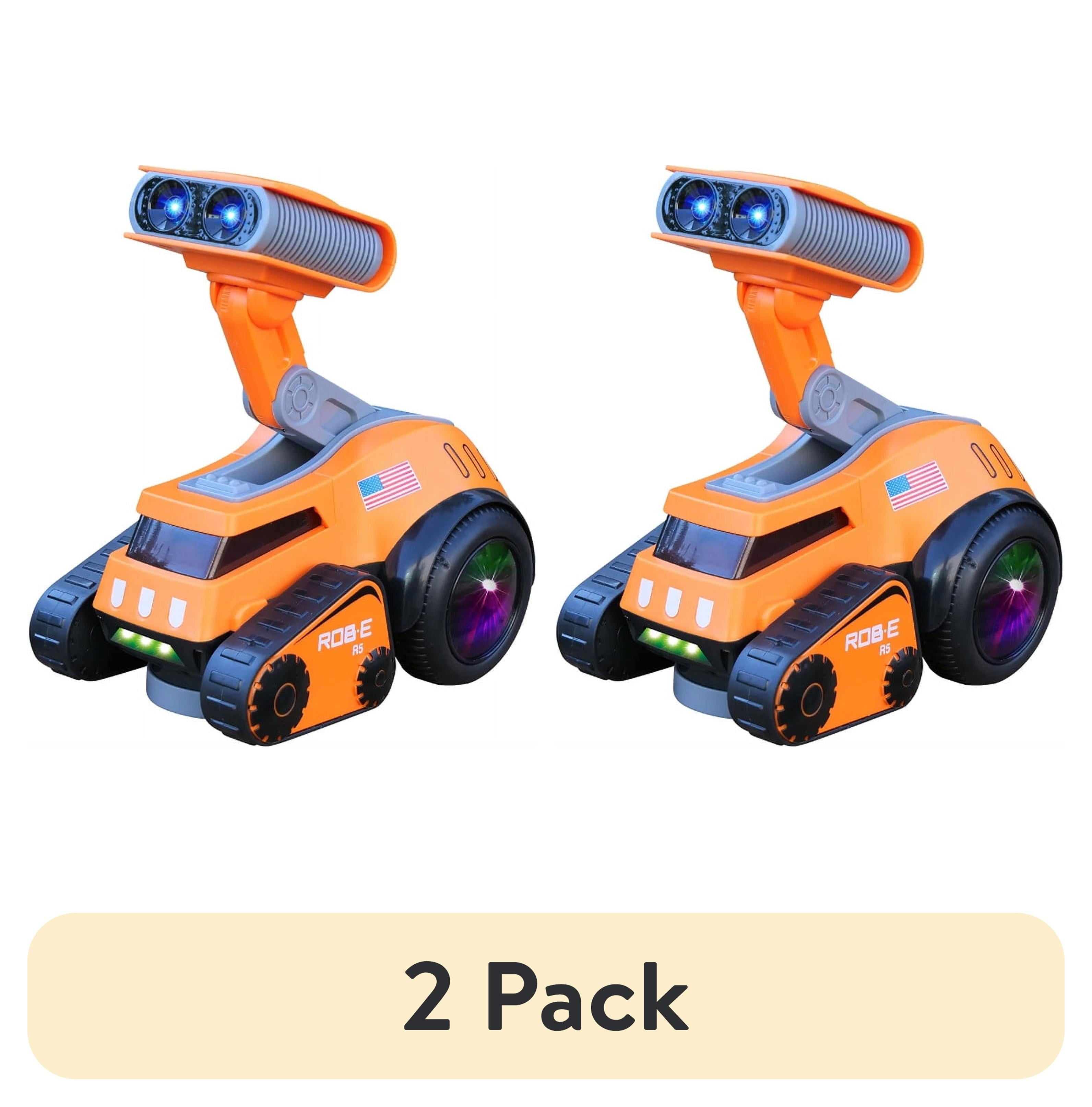 (2 pack) Contixo Moon Rocket Rob-E Electronic Robot Toy for Kids ...