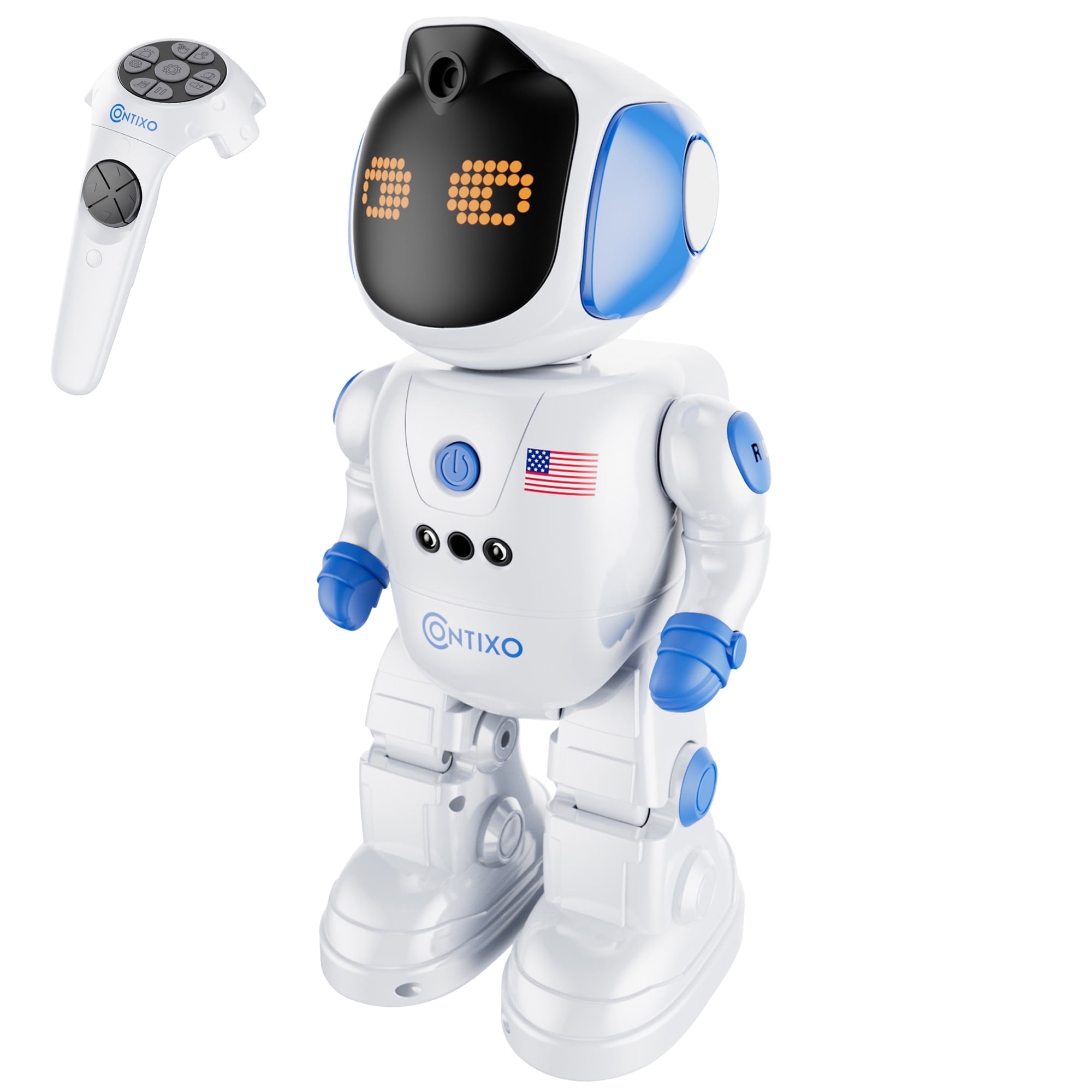 Contixo Remote Control Robot, Programmable, Gesture Control, Sing ...