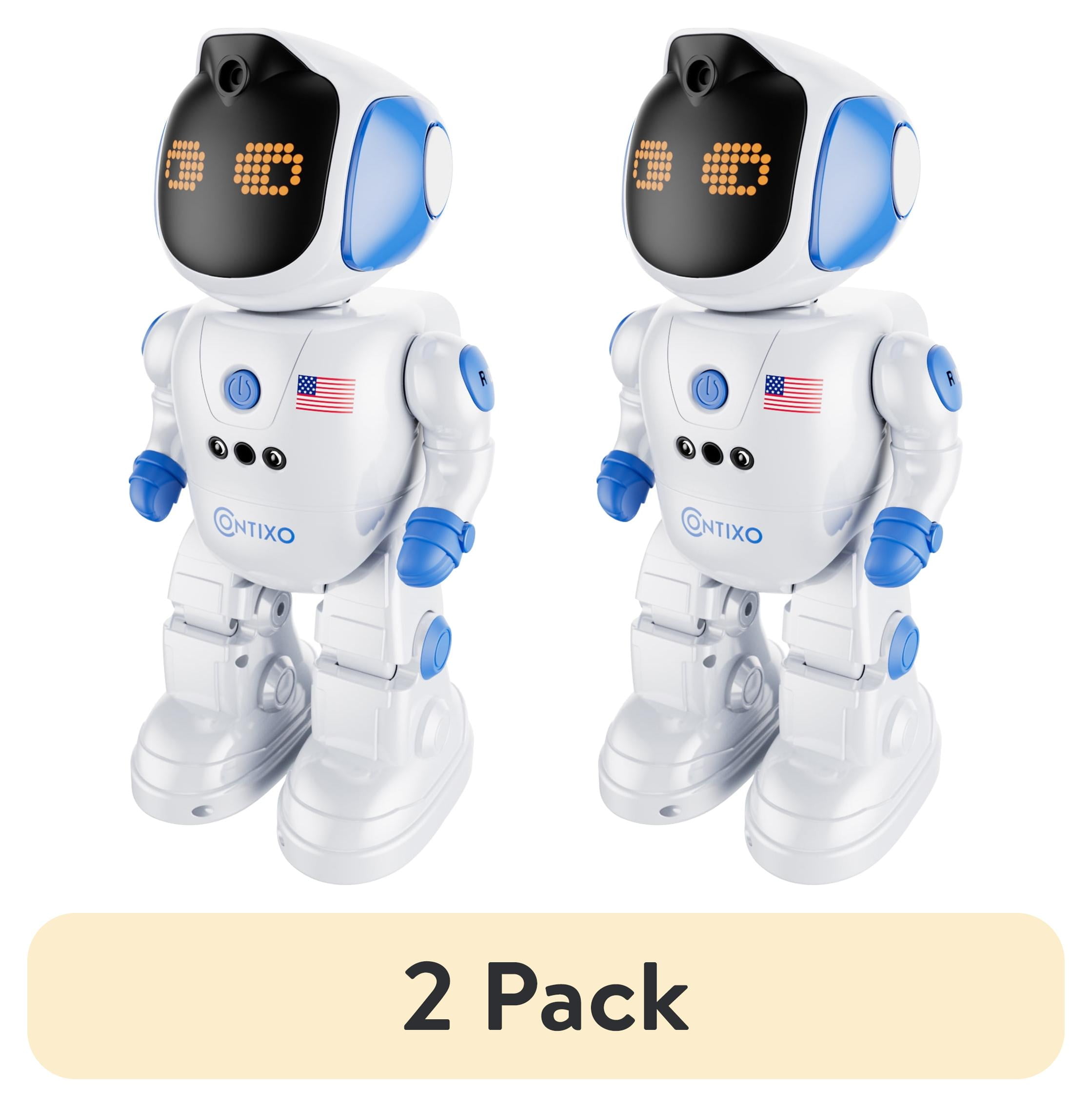 (2 pack) Contixo Remote Control Robot, Programmable, Gesture Control ...