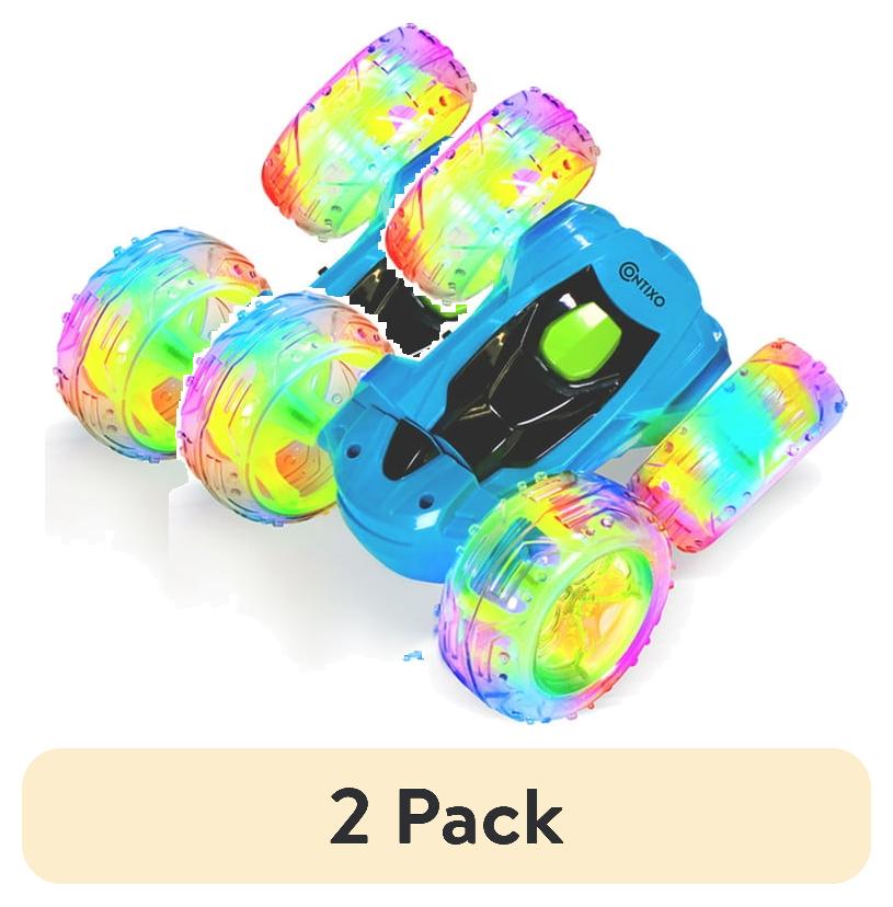 (2 pack) Contixo Remote Control Car, Stunt Racer, 360° Flip & Rotate ...