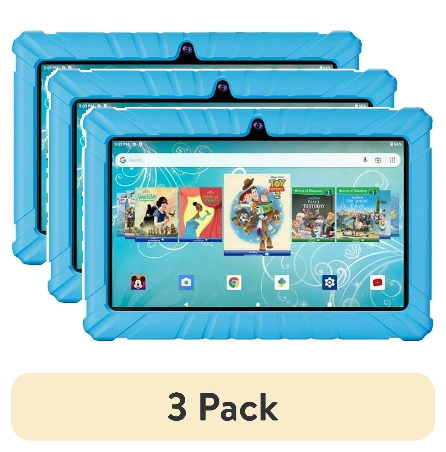 (3 pack) Contixo 7" Kids Tablet Bundle, STEM Learning w/ Contixo ...