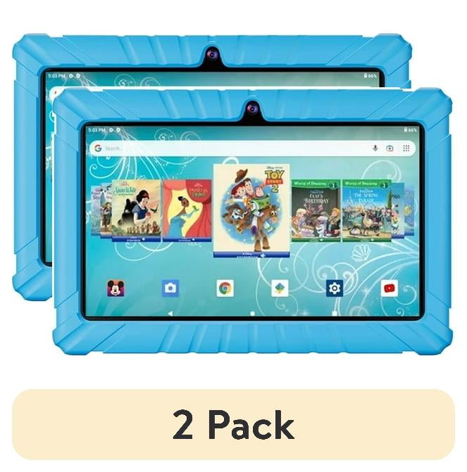 (2 pack) Contixo 7" Kids Tablet Bundle, STEM Learning w/ Contixo ...