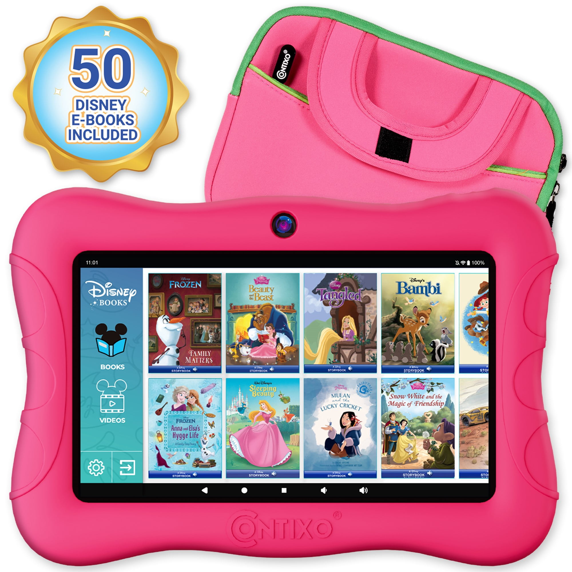 Contixo Kids Tablet with Case for Disney eBooks - Walmart Business Supplies
