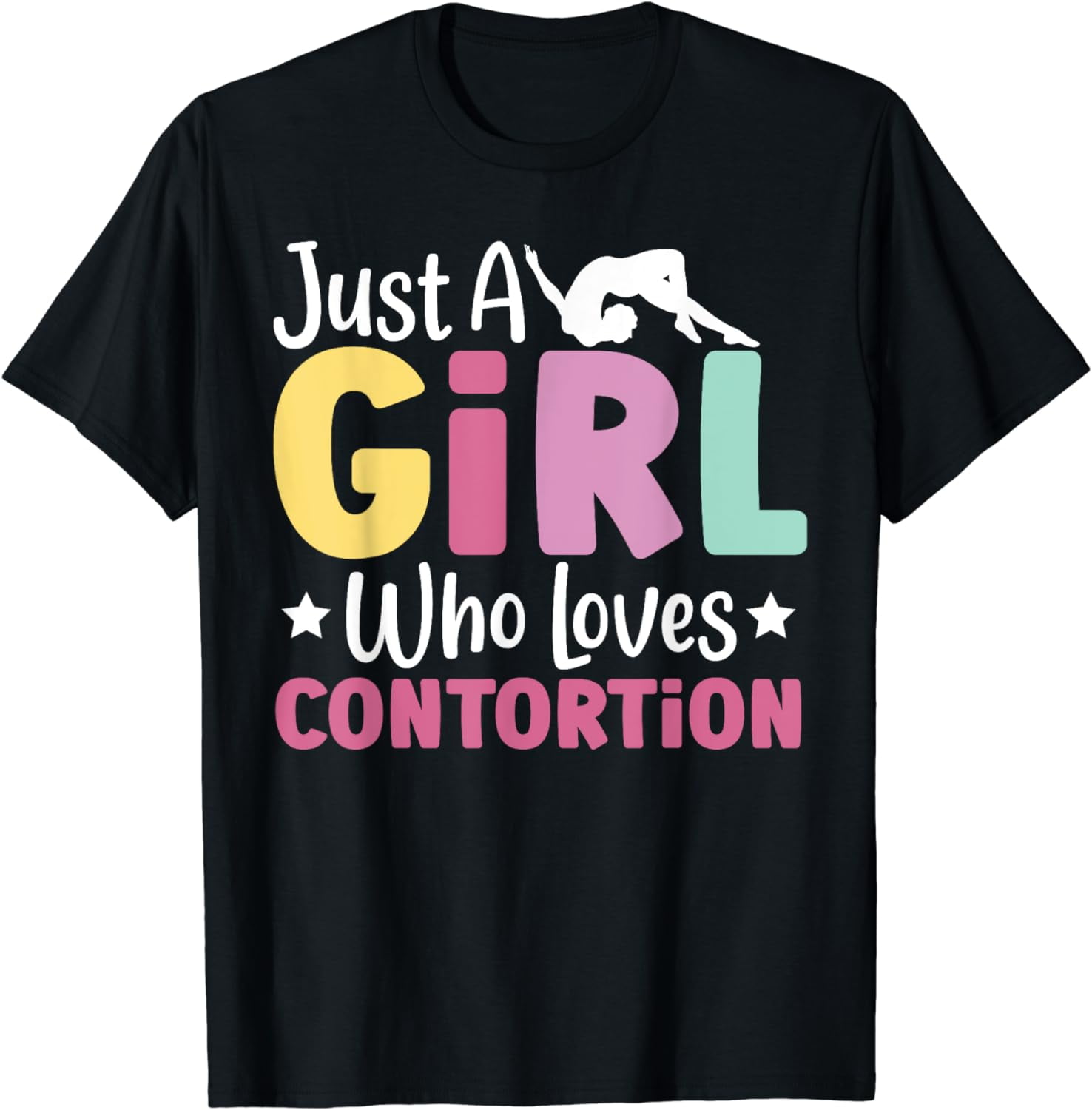Contortion Acrobat Girl Gymnastics Handstand Contortionist T-Shirt ...