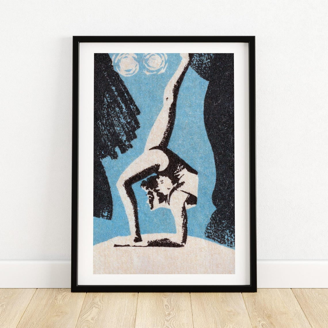 Contortionist - Matchbox Print - Aesthetic Wall Art - Vintage Eastern ...
