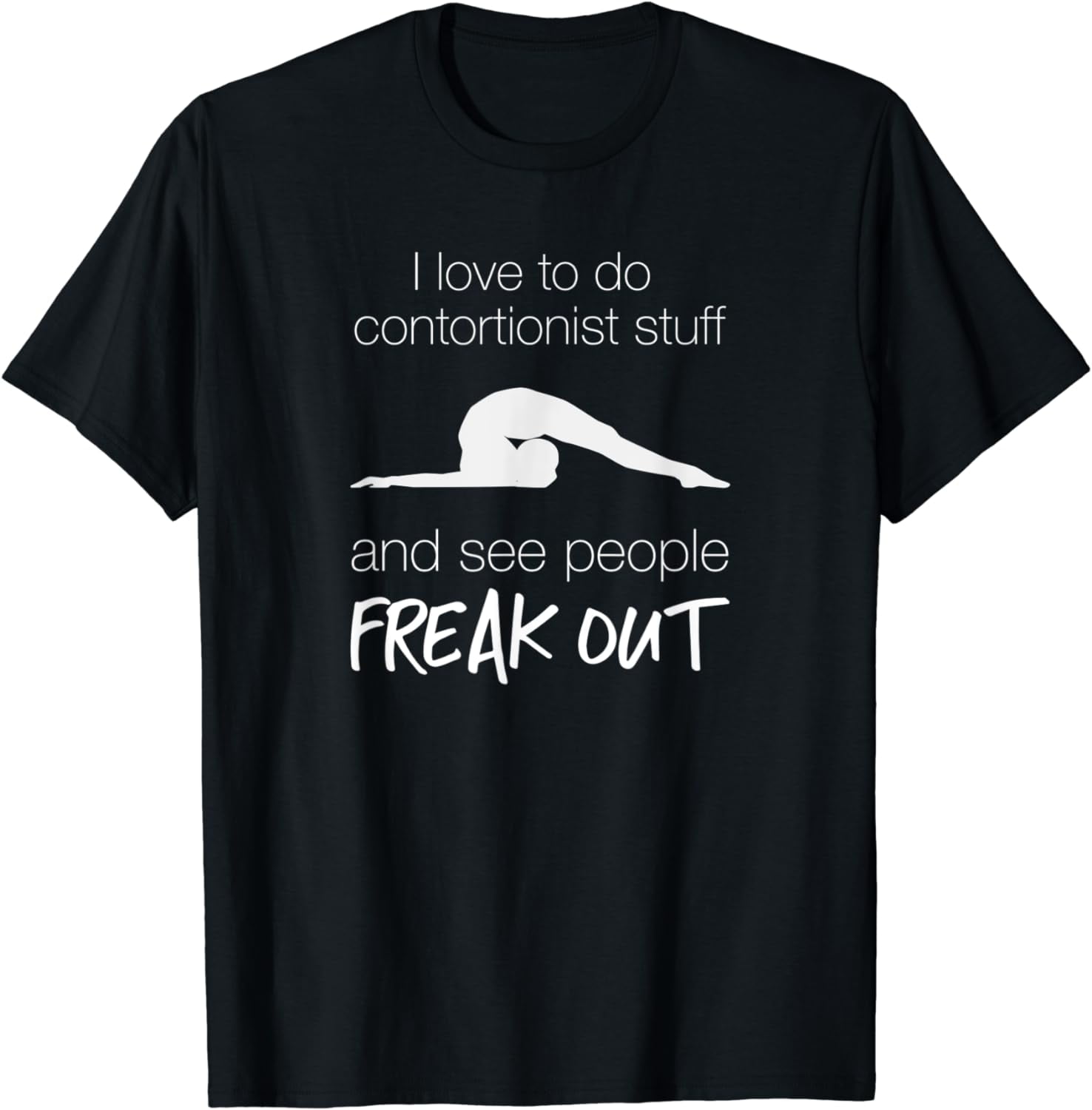 Contortionist T Shirt Cheeky Contortionist Funny T-Shirt - Walmart.com