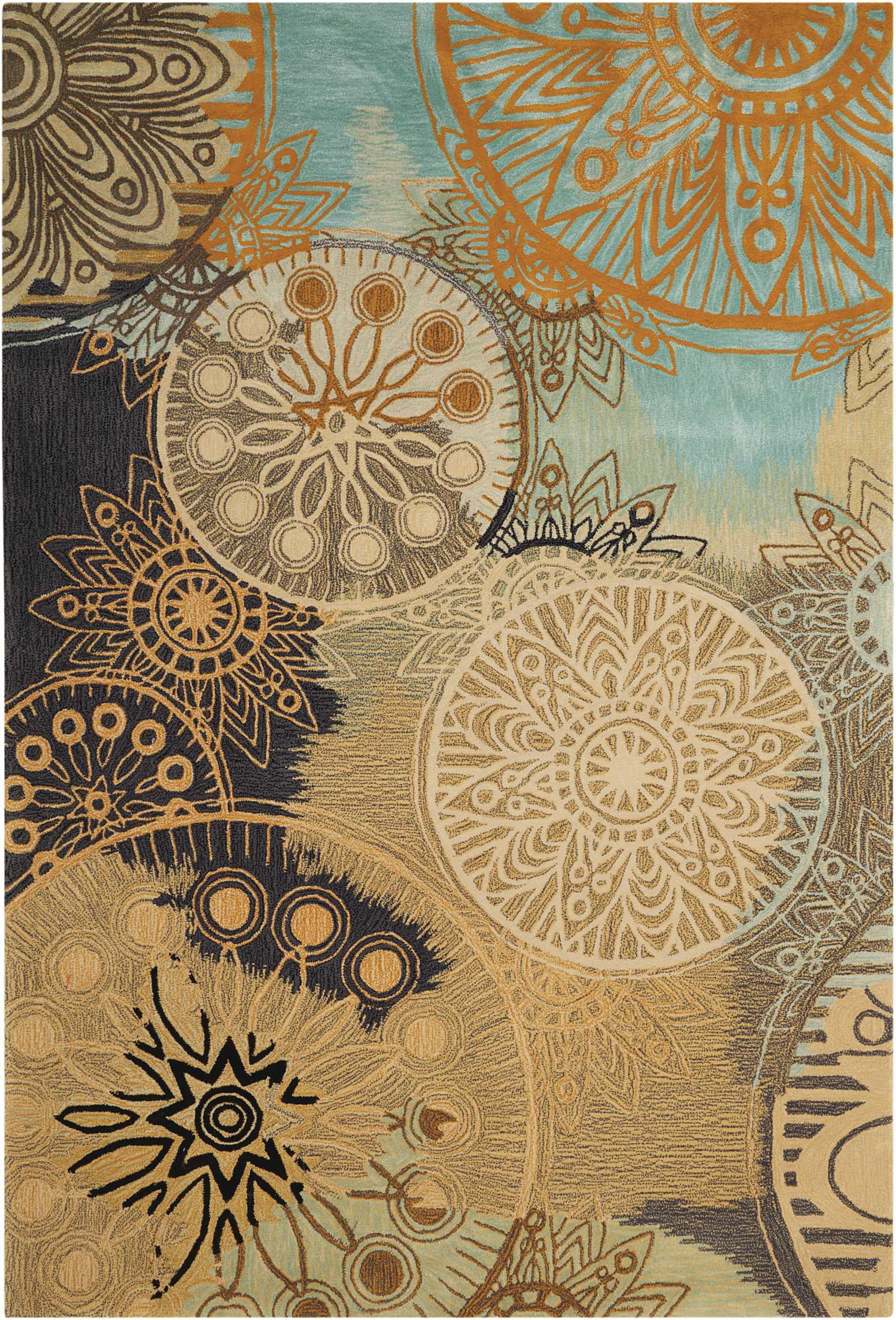 Contour CON45 Transitional Patterns Area Rug by Nourison - Walmart.com