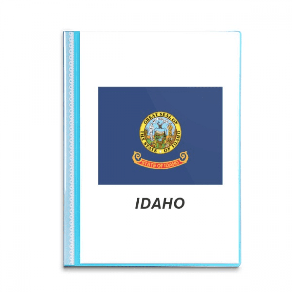 Contour Flag State Idaho Art Deco Fashion Book Sheet Protectors ...