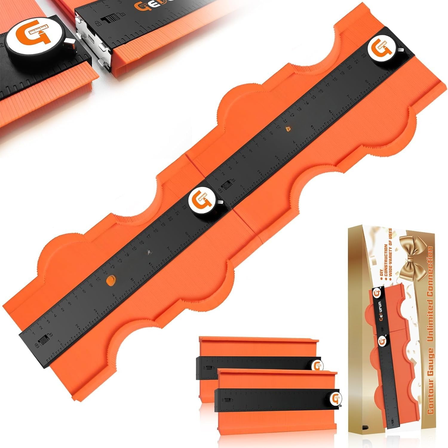 Contour Gauge 10+10 Inch Unlimited Connection Profile Tool with Lock ...