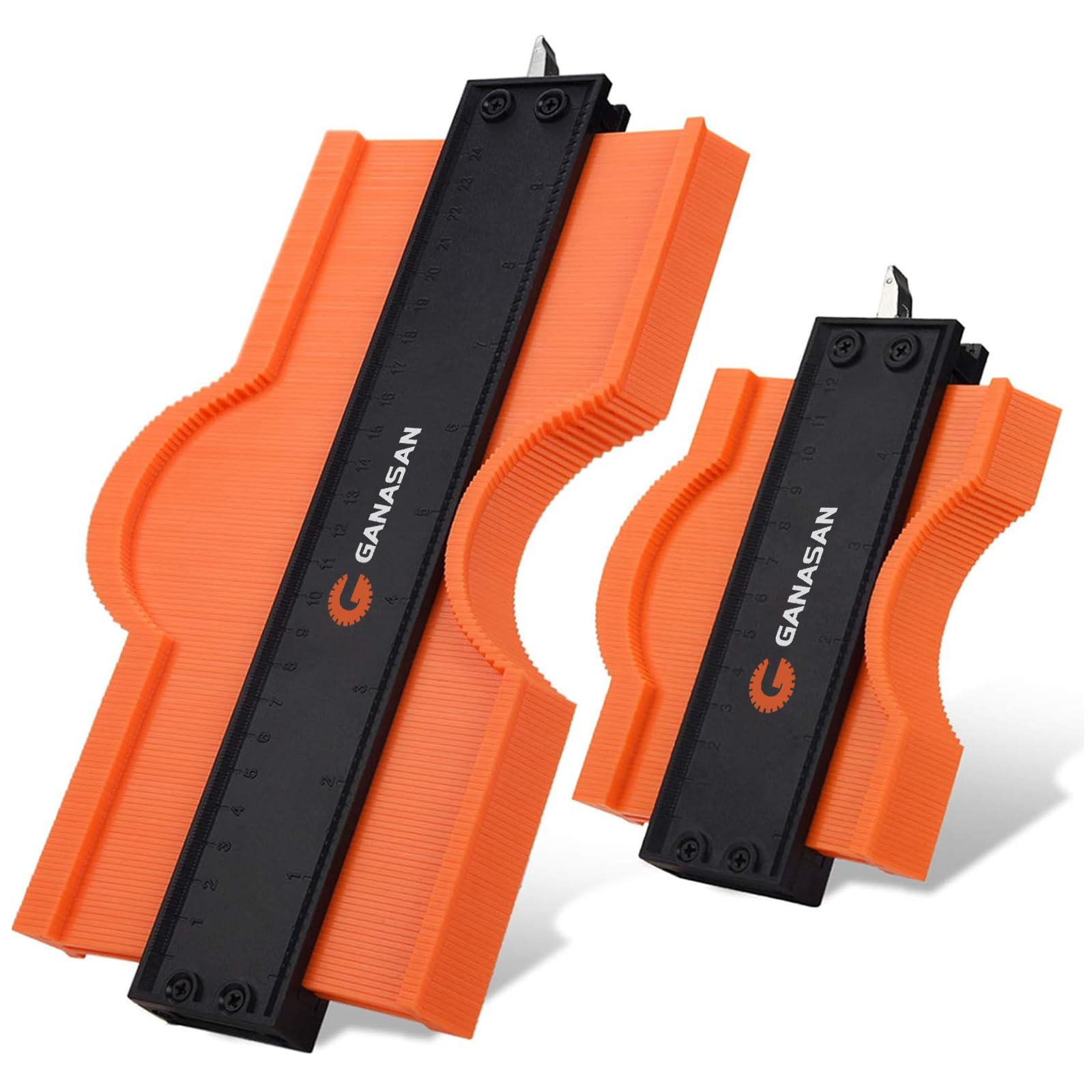 Contour Gauge with Lock|10+5 Inch Construction Rulers Measure for ...