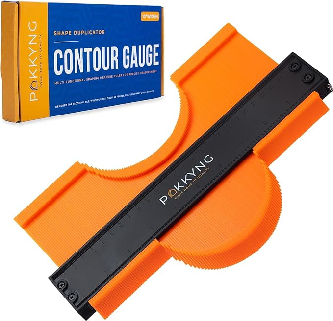 Contour Gauge Profile Tool With Lock (10 Inches) - Corner Measuring ...
