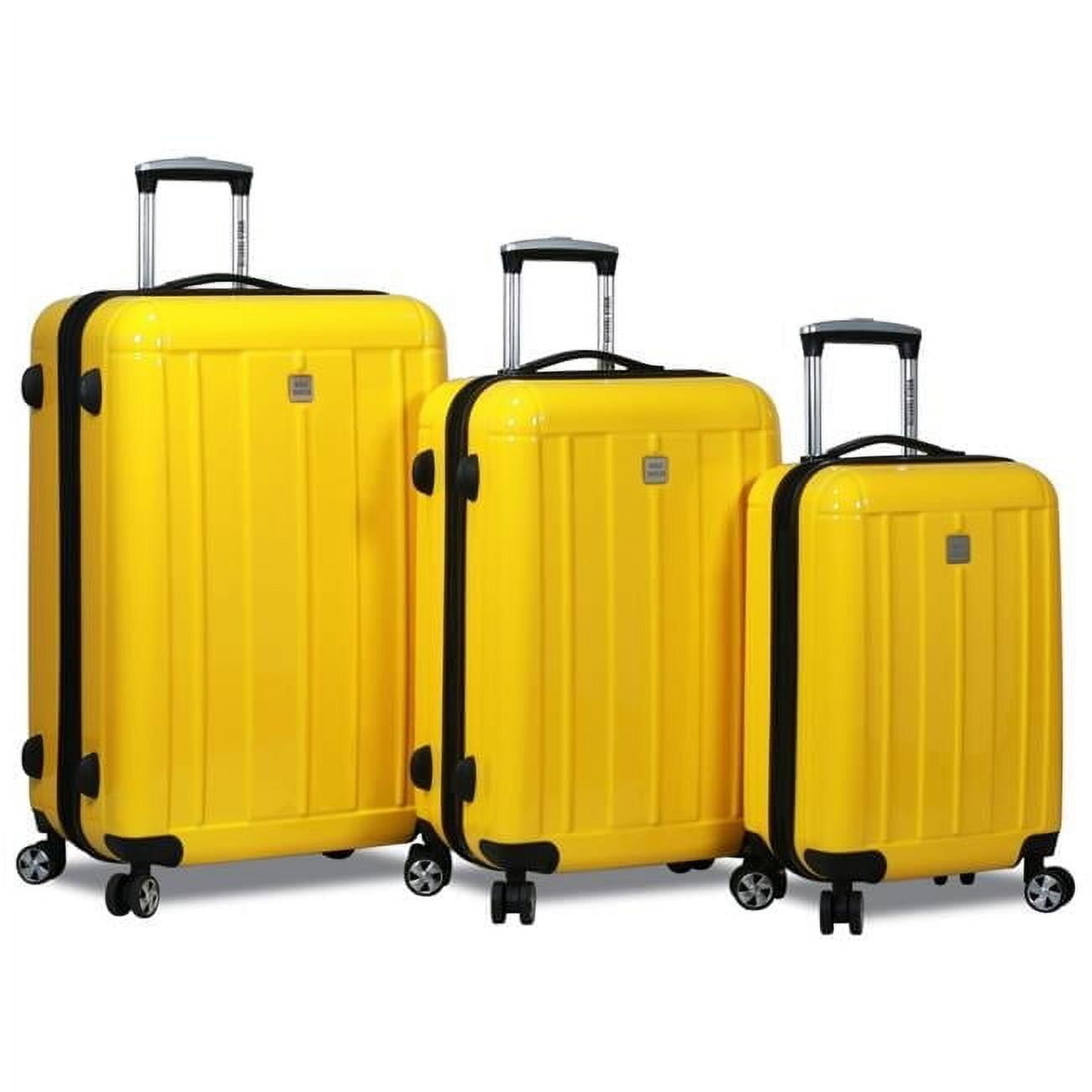 Contour Hardside Spinner Luggage Set, Yellow - 3 Piece - Walmart.com