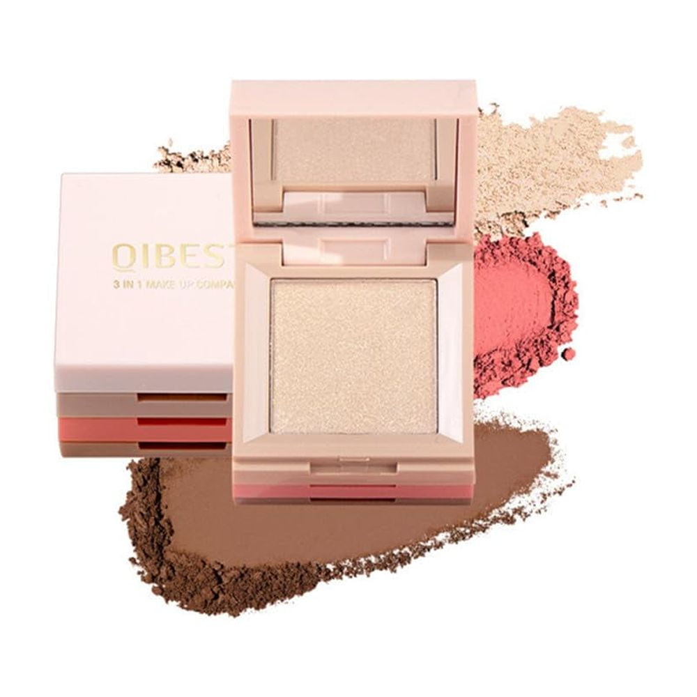 Contour and Highlight Blush Makeup Palette, Cream Bronzer, Silky Smooth ...