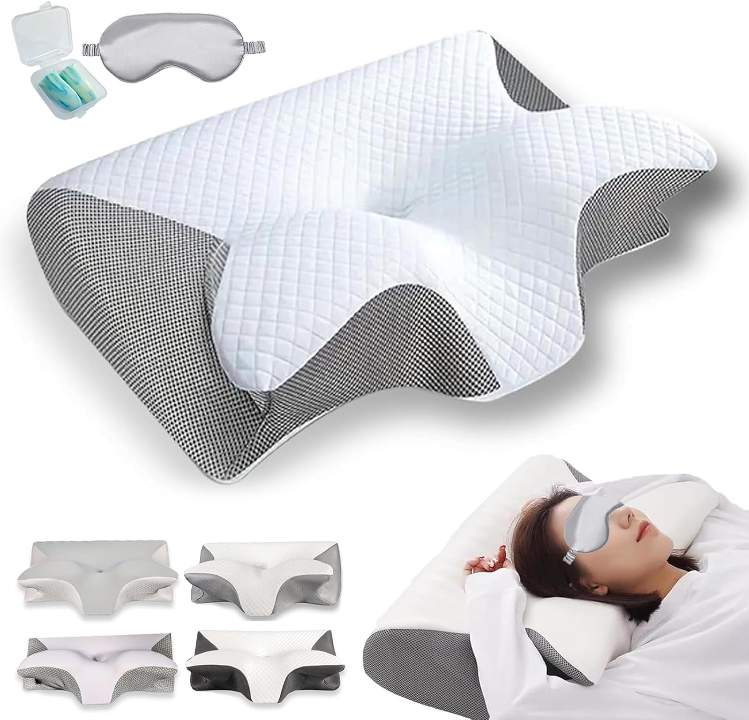 Contour Relief Pillow, Restrelief Premium Ergonomic Pillow, Tildreams ...