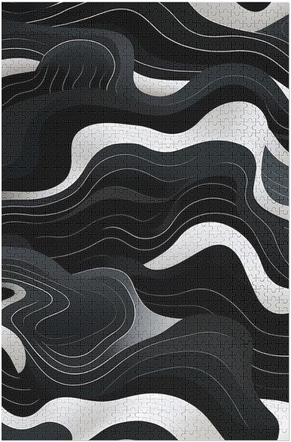 Contour Topography Map Pattern Jigsaw Puzzles Personalized Picture ...