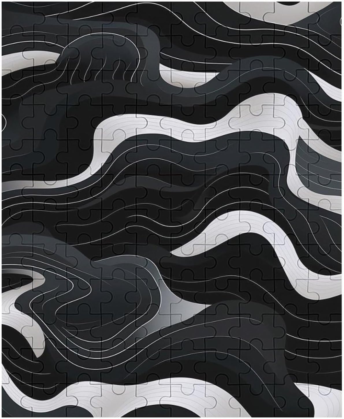 Contour Topography Map Pattern Jigsaw Puzzles Personalized Picture ...