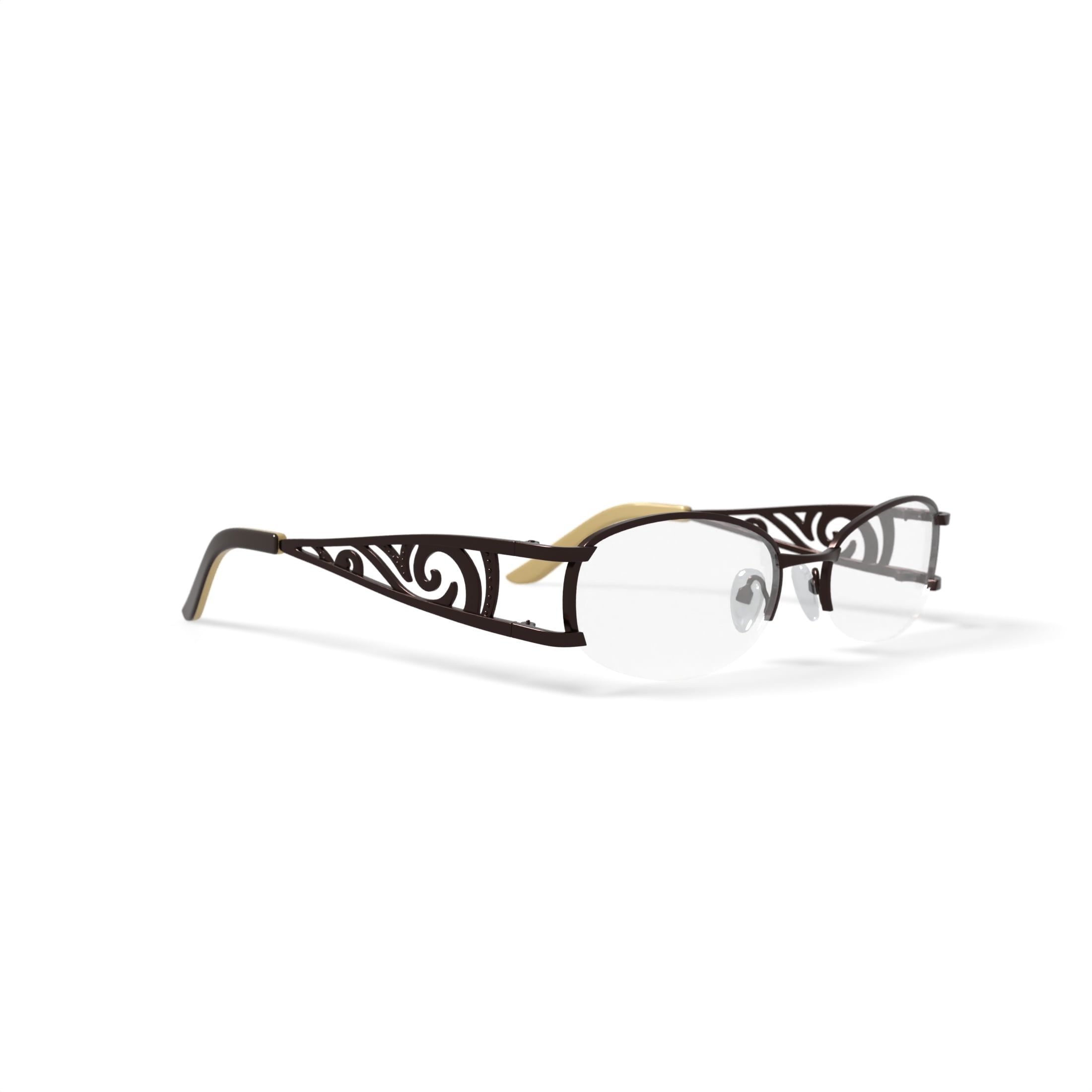 Contour Women's Rx'able Eyeglasses, FM11292 Brown HSA/FSA Eligible ...