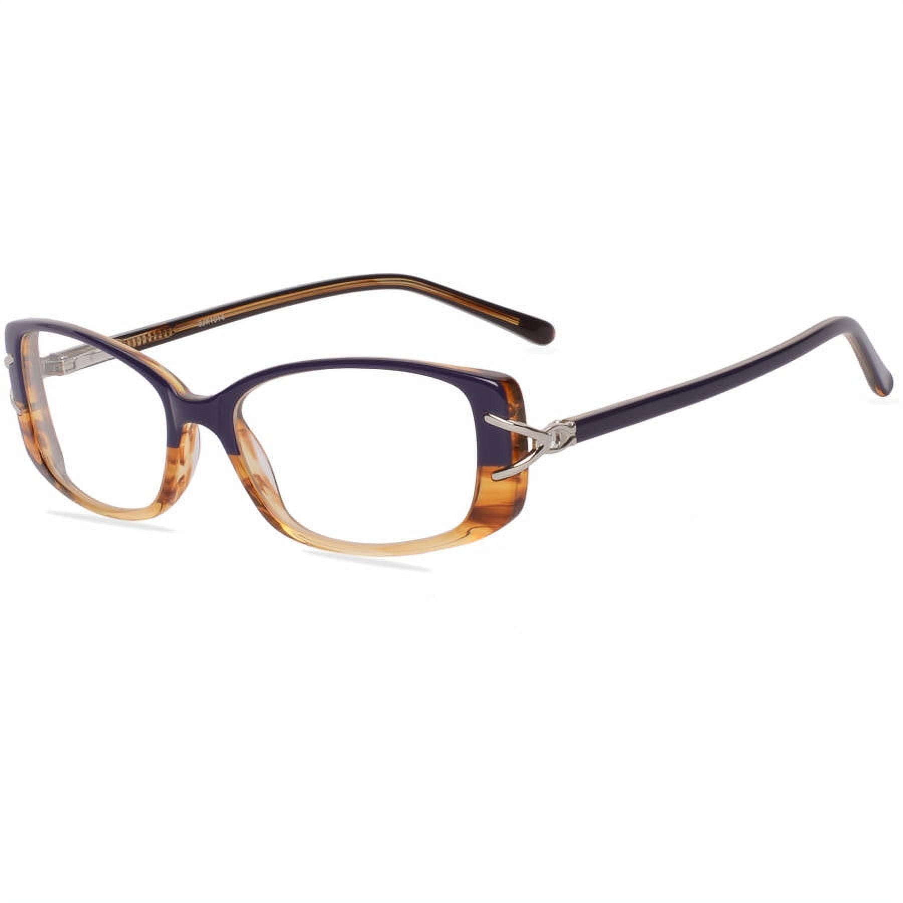 Contour Women's Rx'able Eyeglasses, FM14079 Purple/Brown - Walmart.com