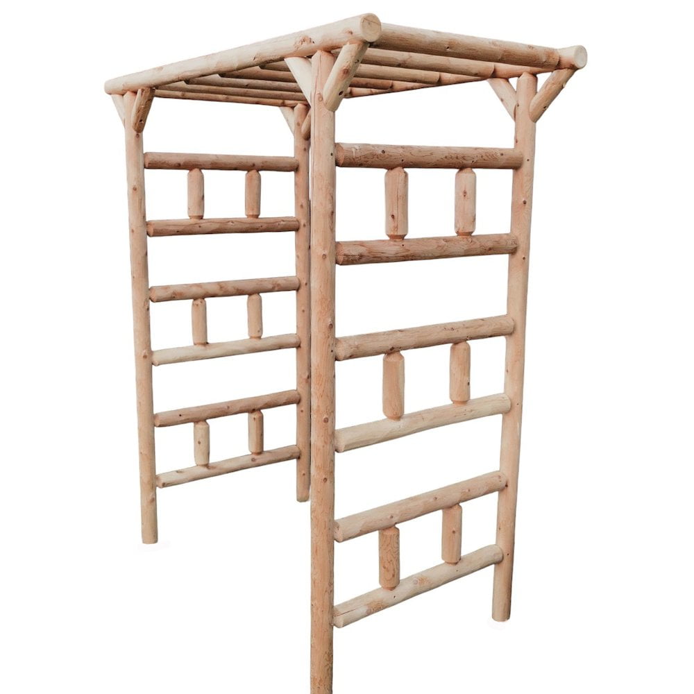 Contoured Comfort Large Cedar Log Arbor - Walmart.com