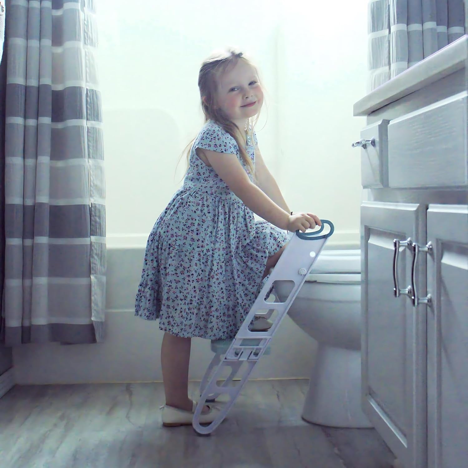 Contoured Cushie Step- Deluxe Potty-Training with Step Stool, Cushioned ...