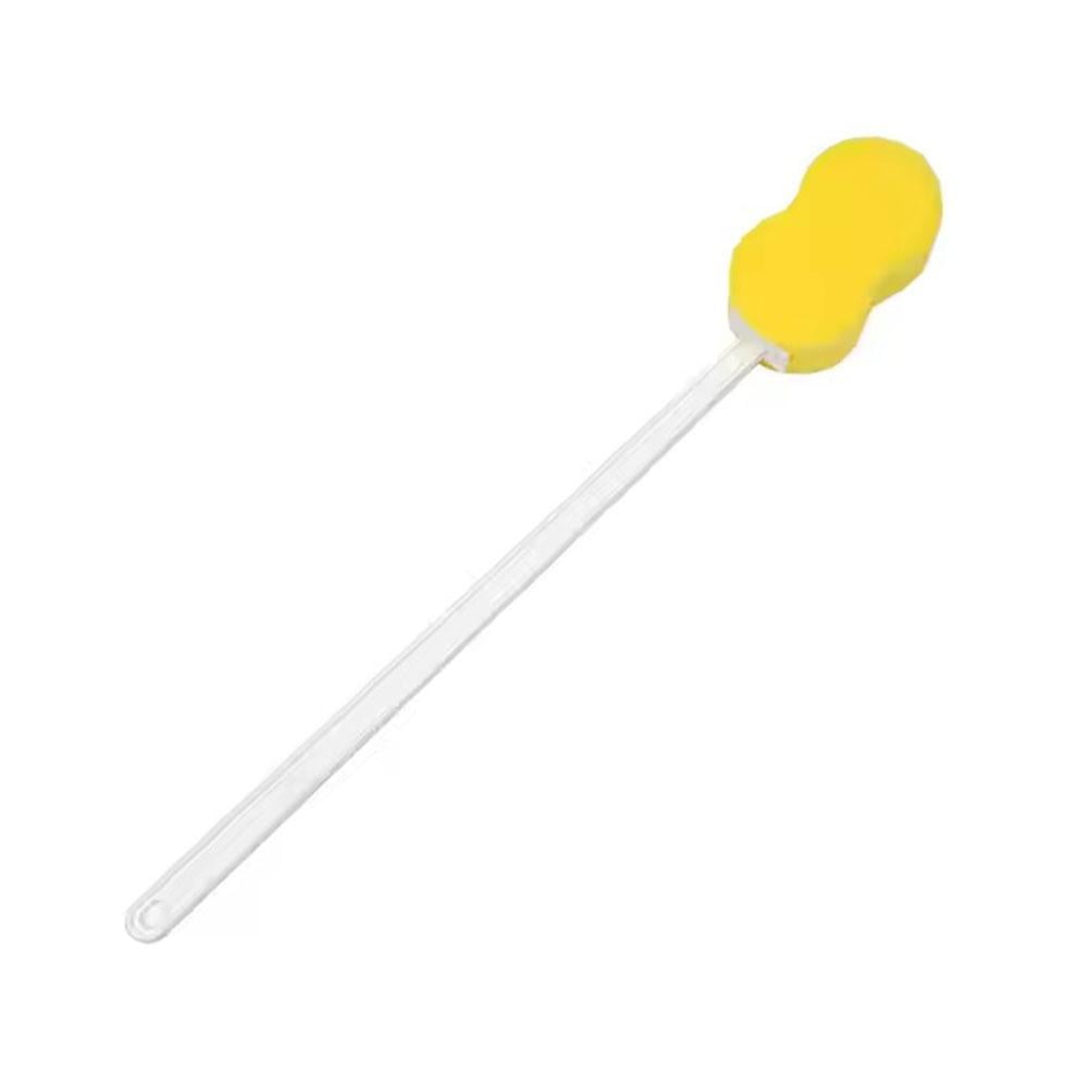 Contoured Long Handled Bath Sponge on a Stick to Aid Bathing Washing K ...