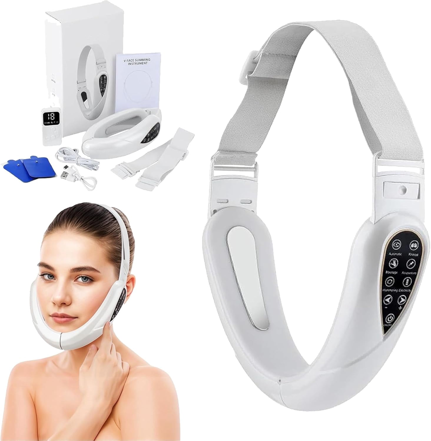 Contourflex 4-in-1 Massager for Face, Reviona Contour Flex Facial ...