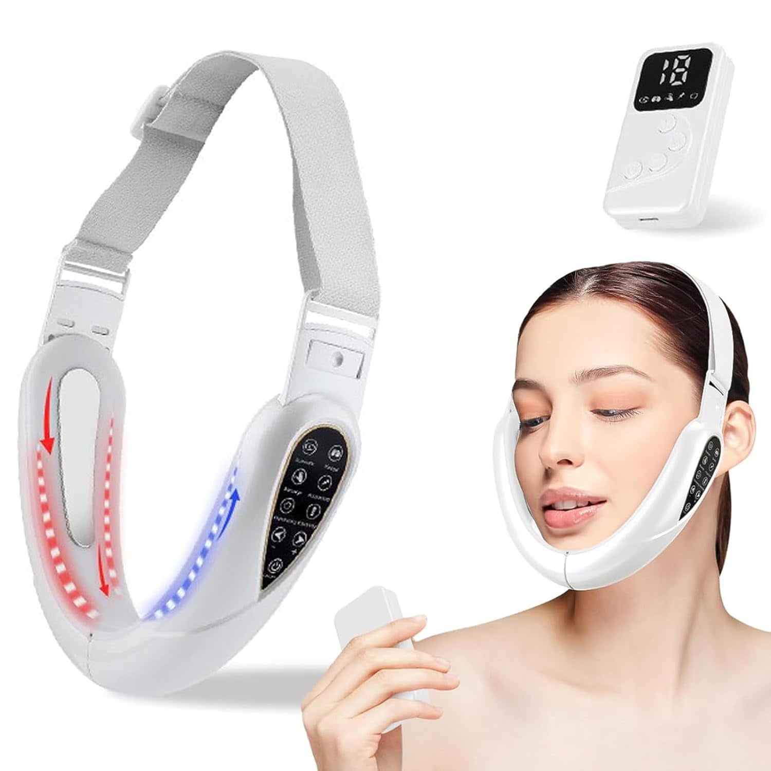 Contourflex 4-in-1 Massager, Reviona Facial Sculpting Device, With 5 ...