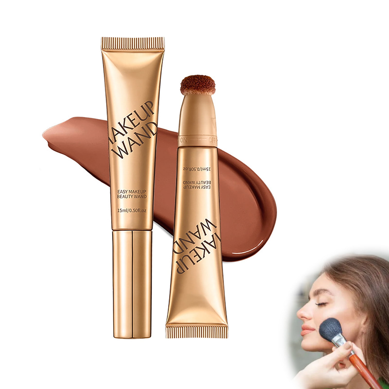 Contouring Liquid Stick With Soft Brush Head Defines Facial Features ...