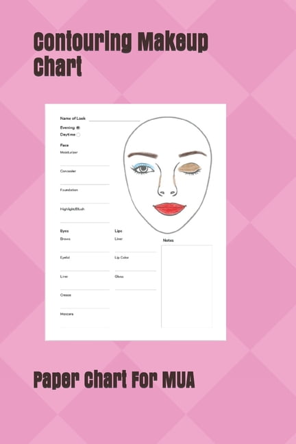 Contouring Makeup Chart: Paper Chart for Makeup Artist (Paperback ...