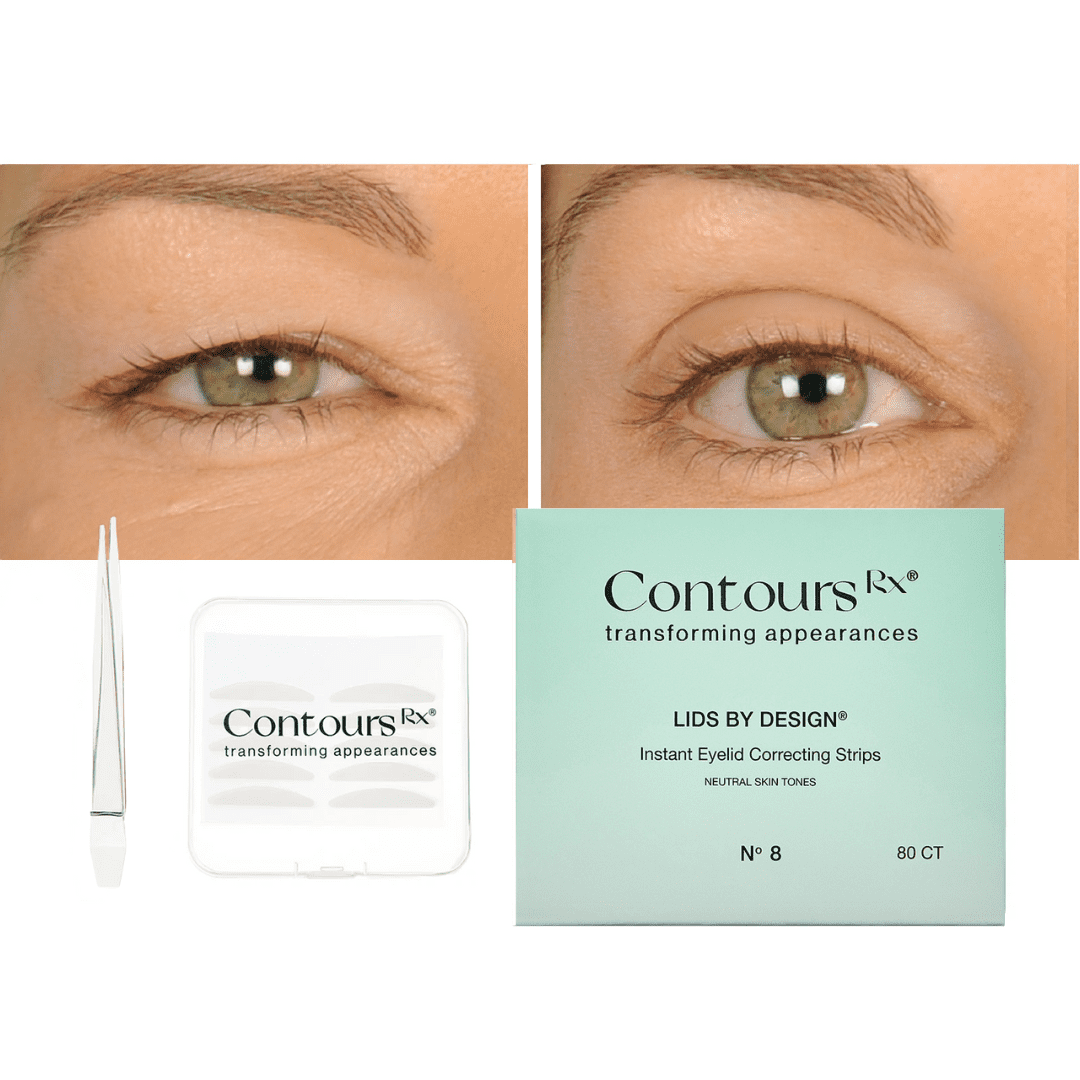 Contours Rx Lids By Design Non-Surgical Latex-Free Eyelid Tape, 8mm ...