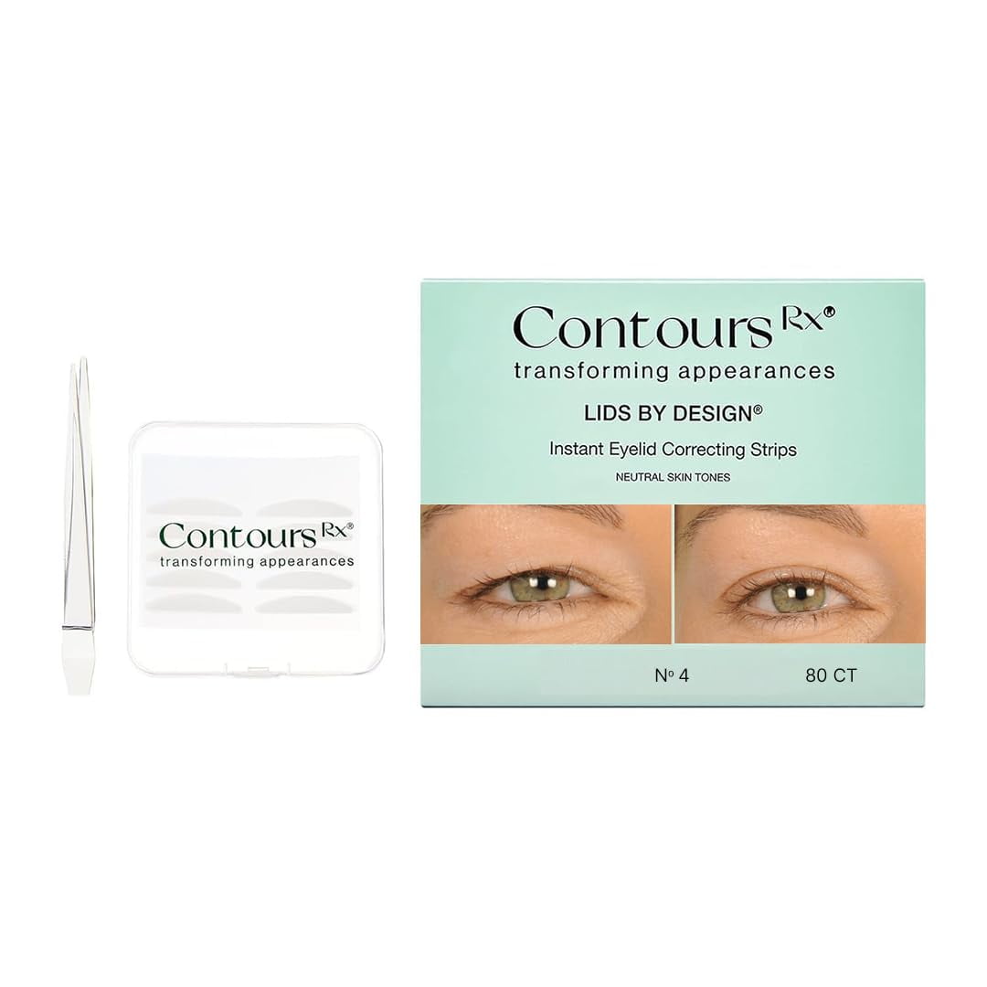 Contours Rx Lids by Design - Non-Surgical & Transparent Eyelid Lift Strips - for a More Youthful ...
