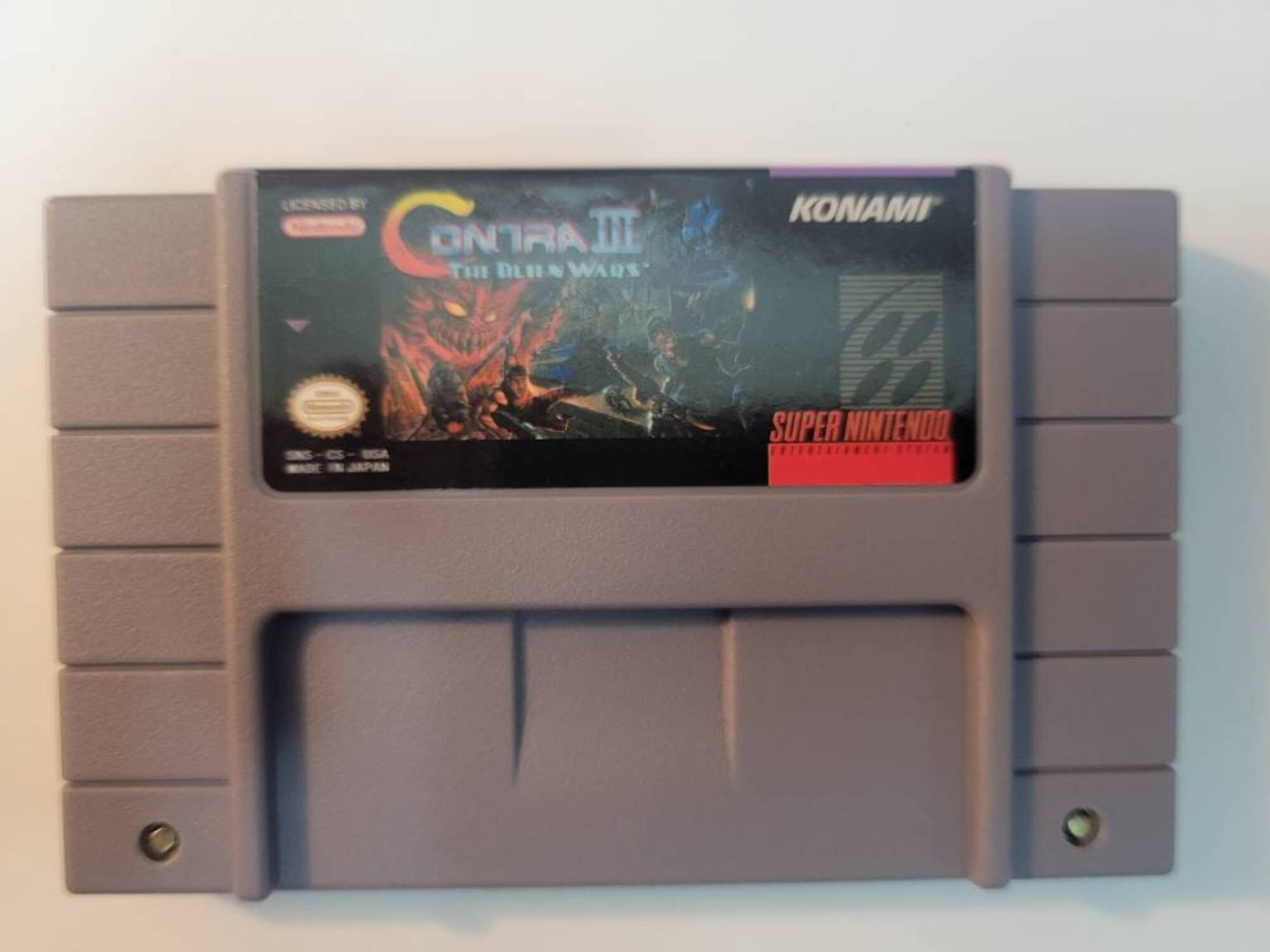 Contra 3 - SNES - Super Nintendo Ent. System NTSC/PAL Cartridge ...