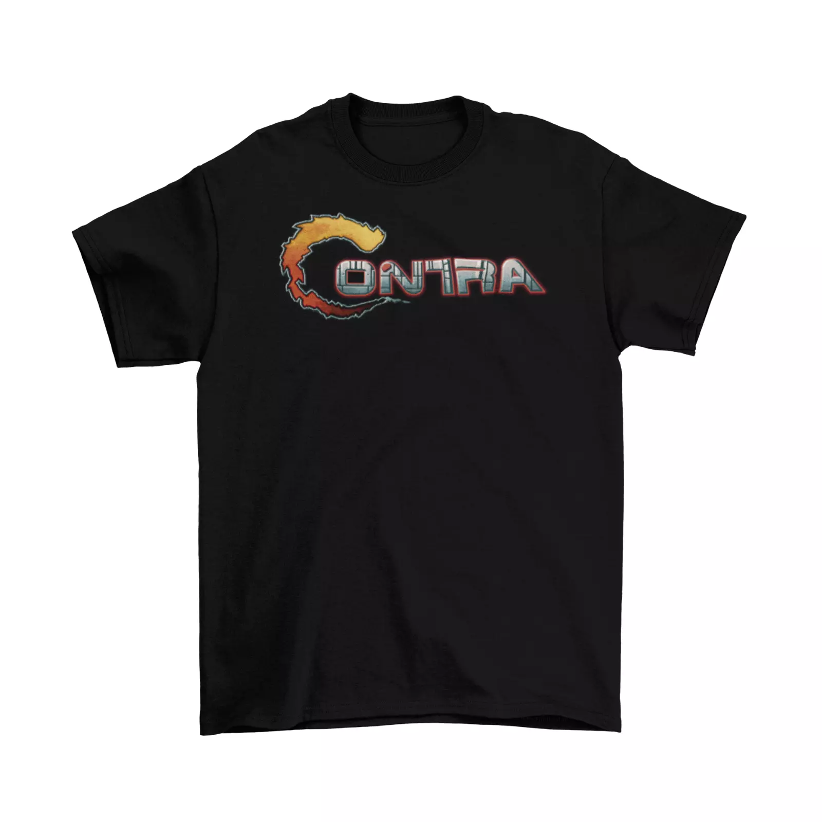 Contra T-Shirt Unisex Cotton Adult Funny Video Game Retro Old School ...
