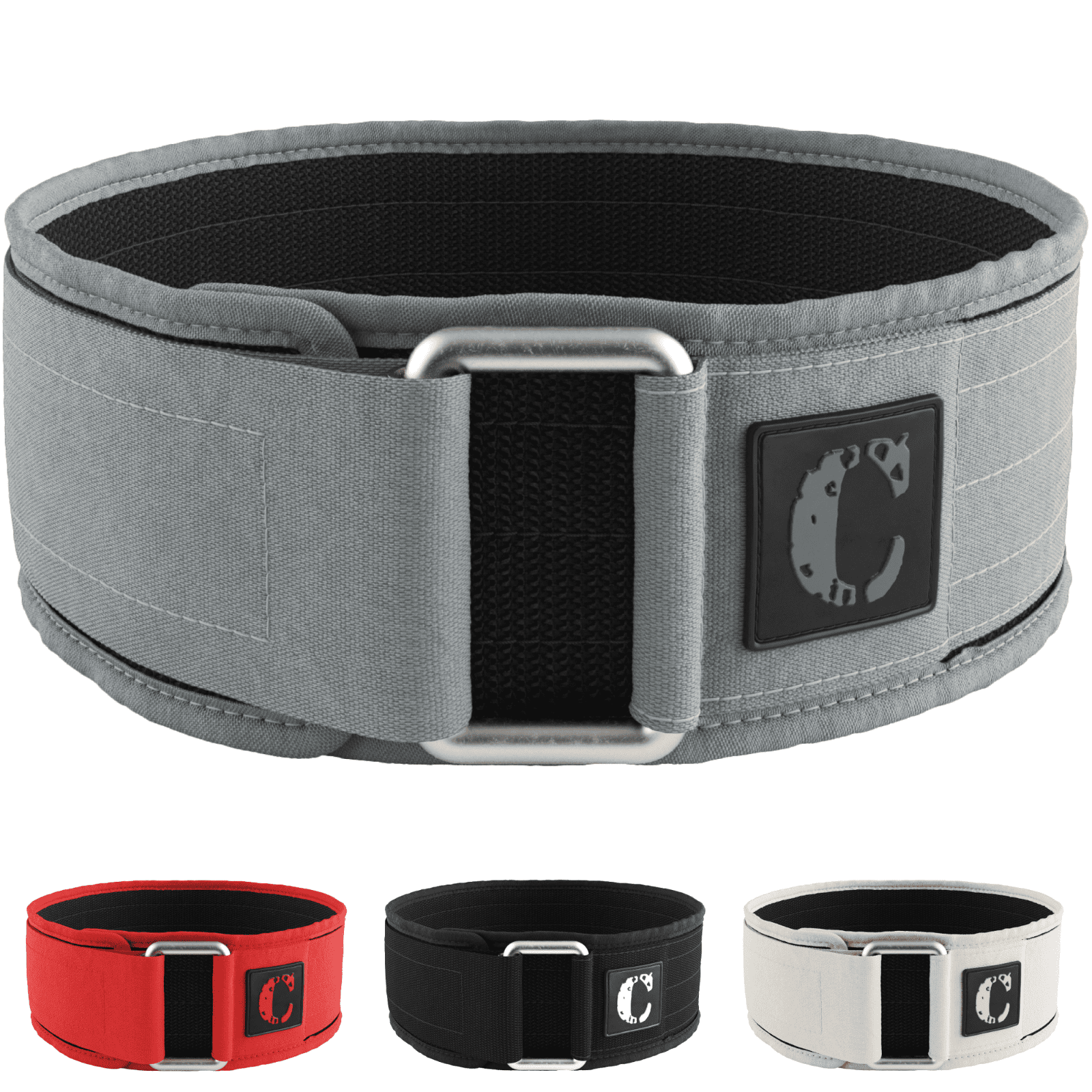 Contraband Black Label 4010 4inch Nylon Weight Lifting Belt w/Velcro ...