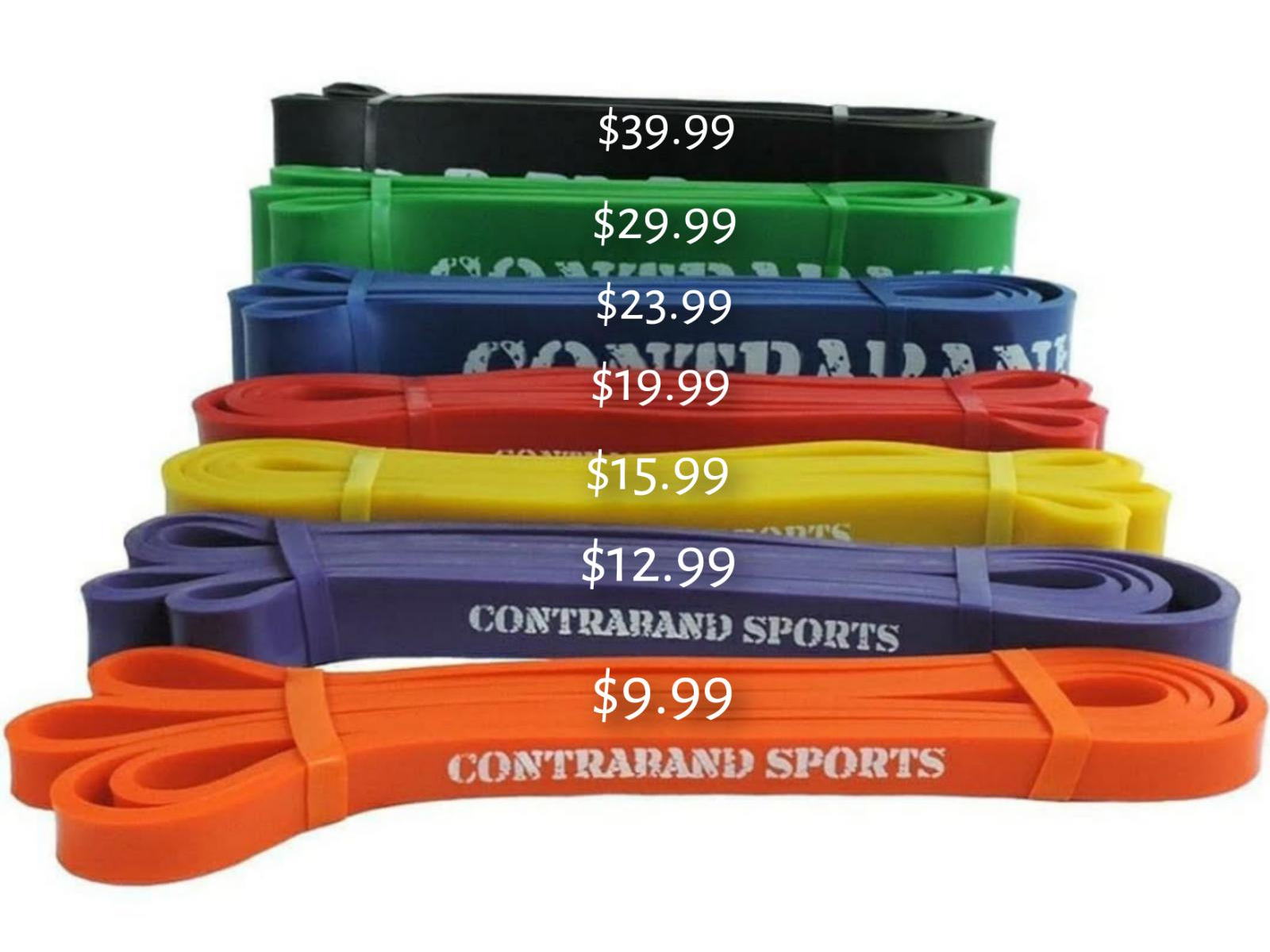 Contraband Sports 7419 Resistance Bands, Weight Lifting Bands ...